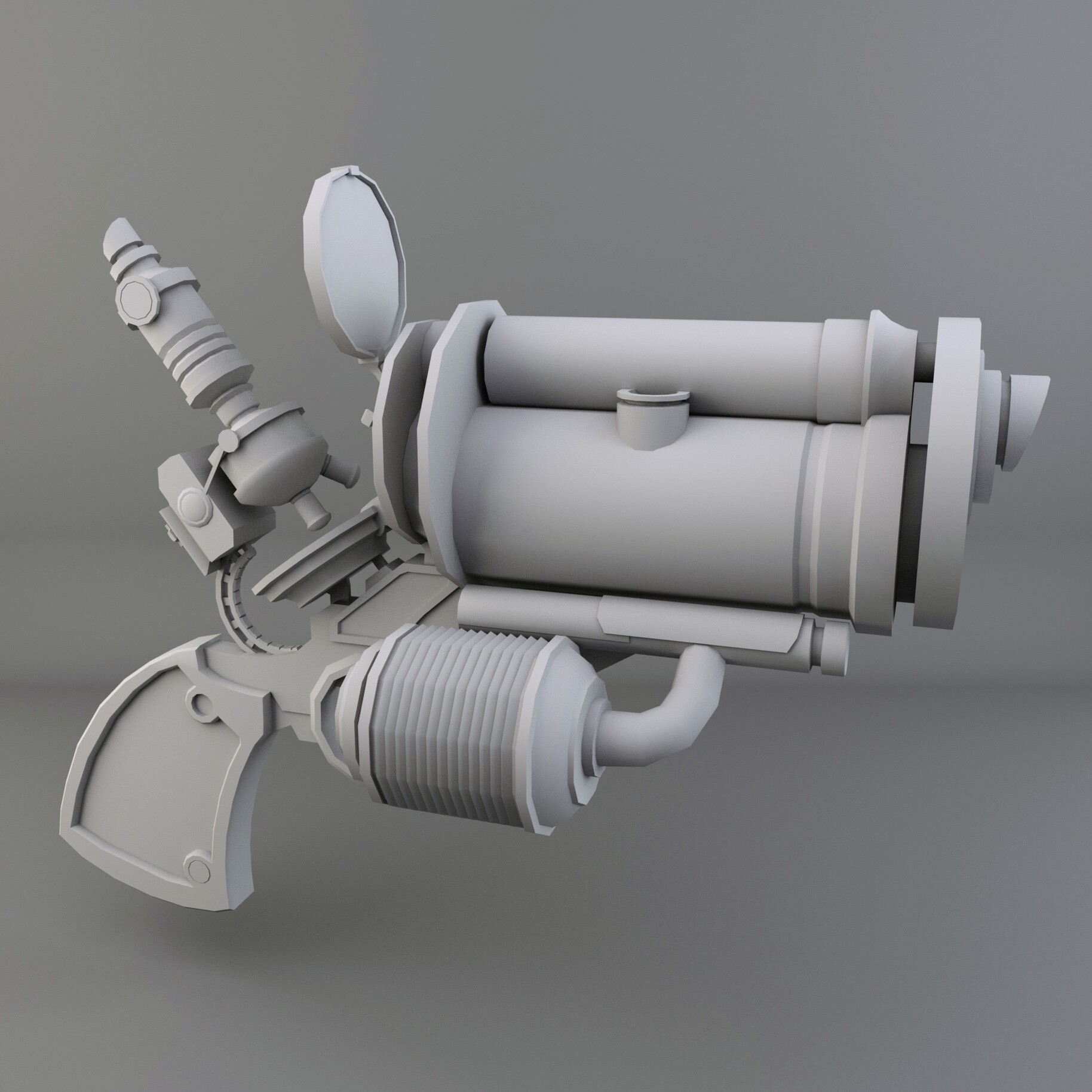 Marianne Girard - Low poly Microscope Gun