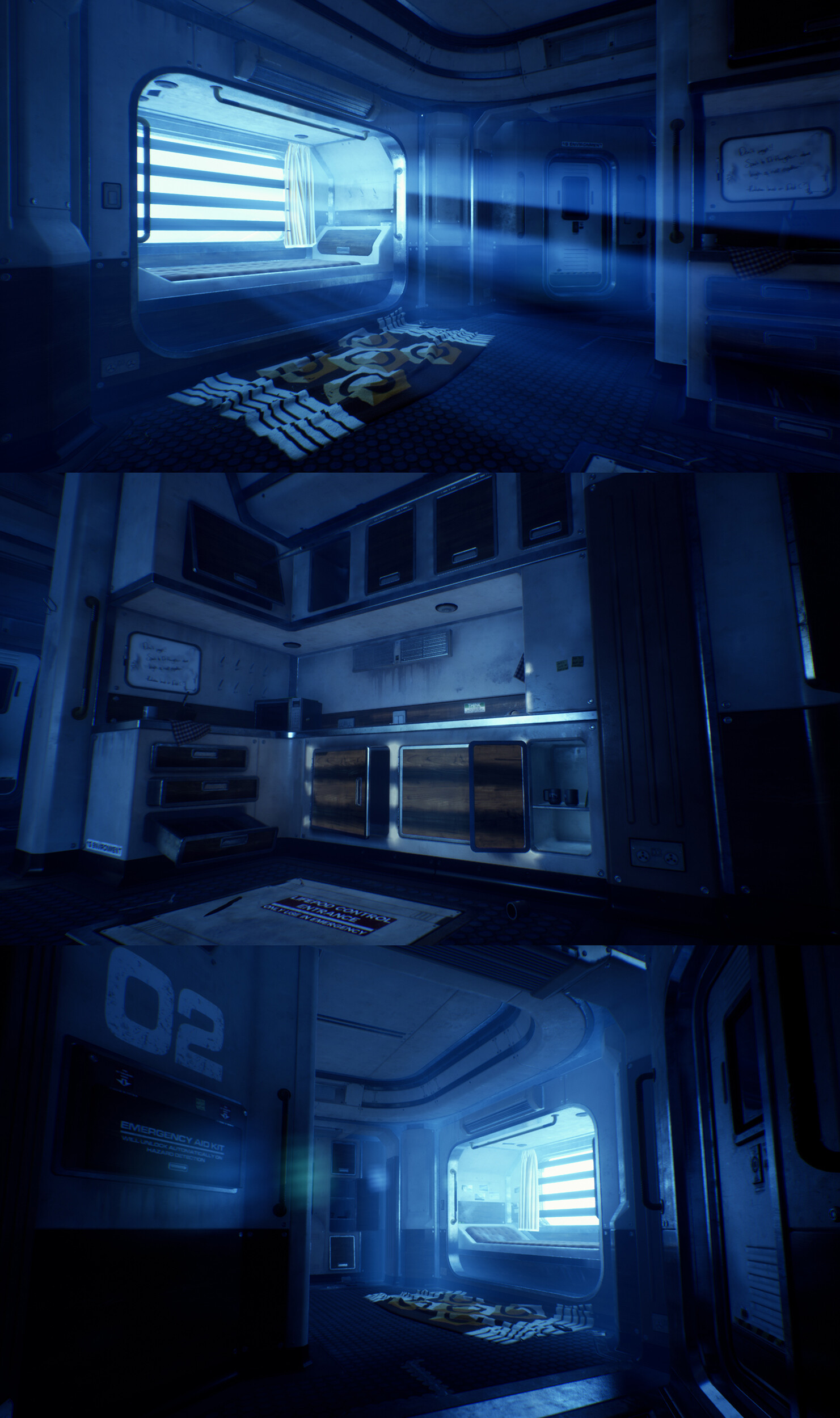Chad Greene - Sci-Fi bunk (Re-Lighting study)