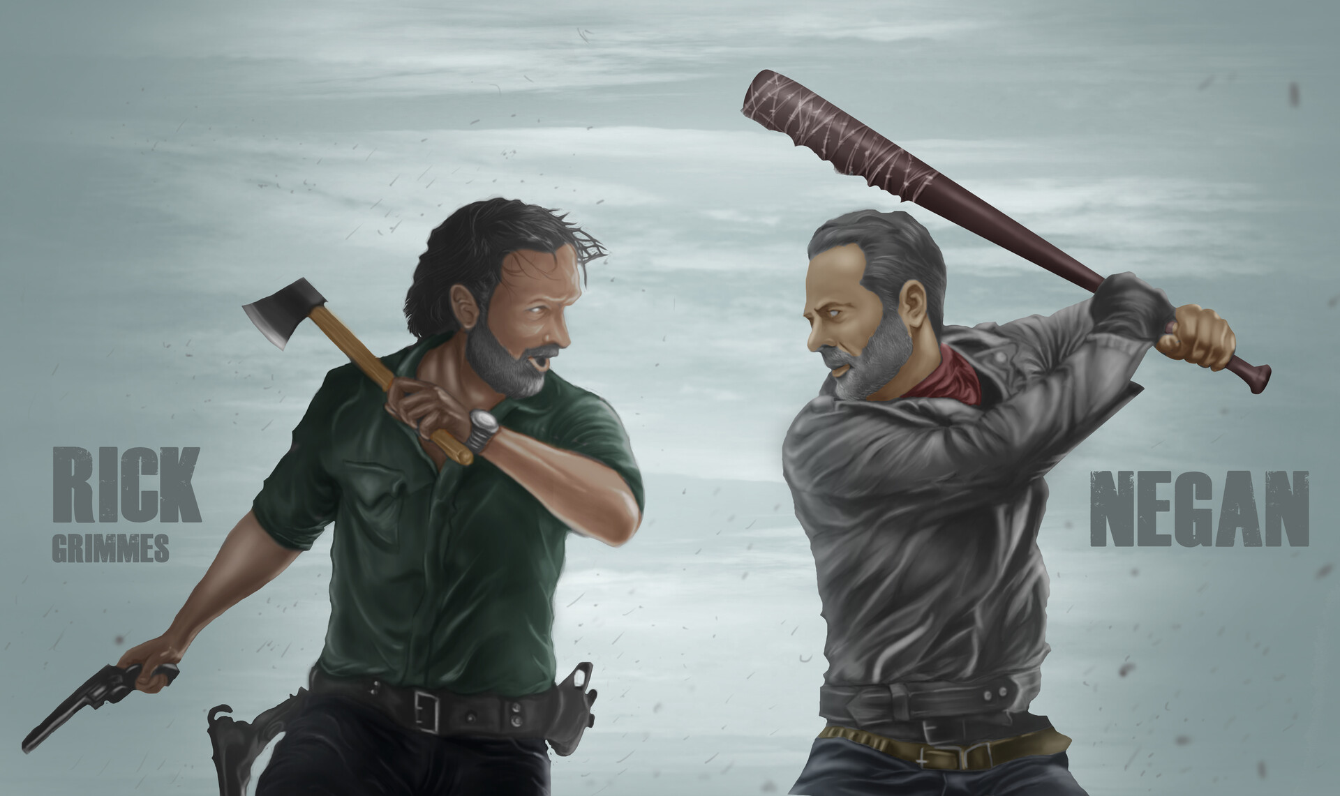 ArtStation - The Walking Dead-Digital Art