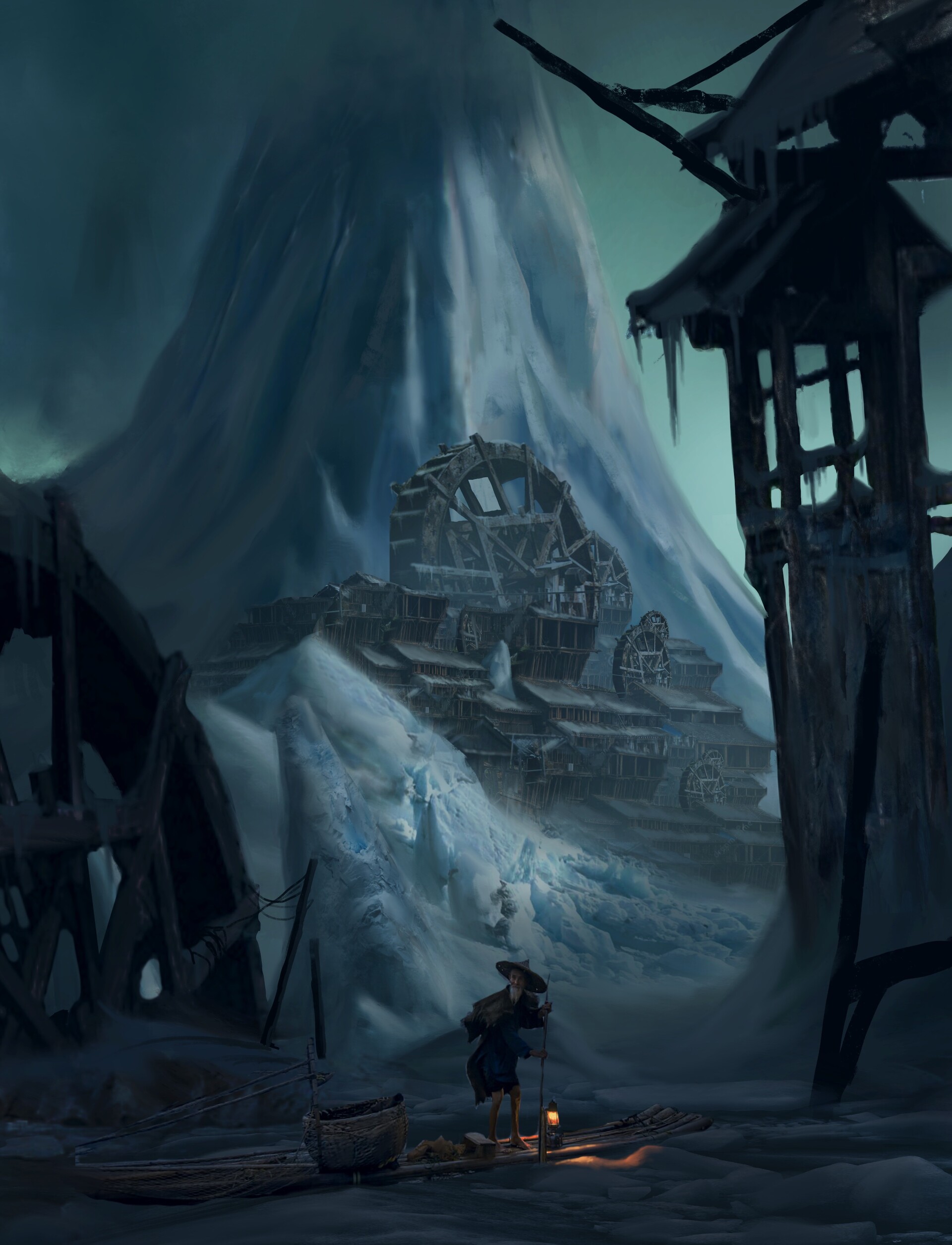 ArtStation - Ice town