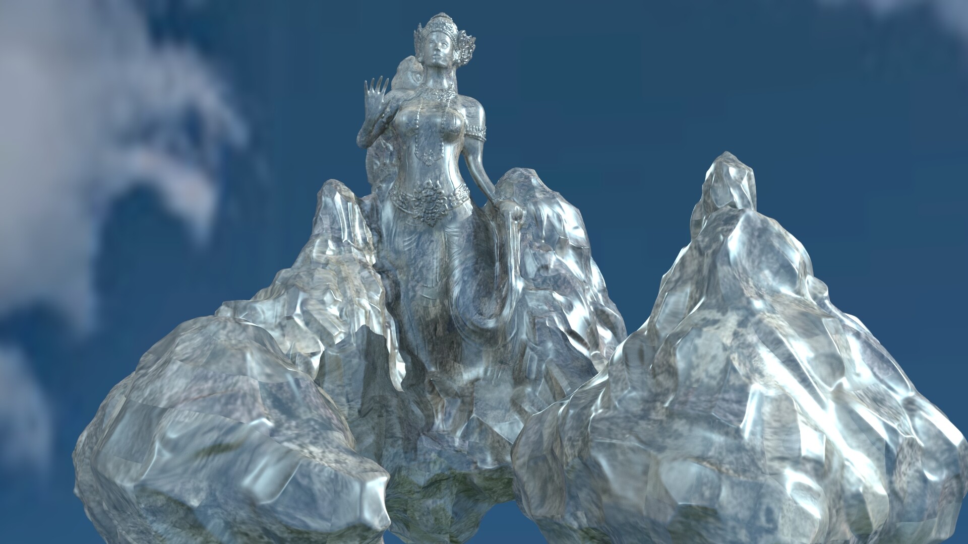 ArtStation - Mountain Statue