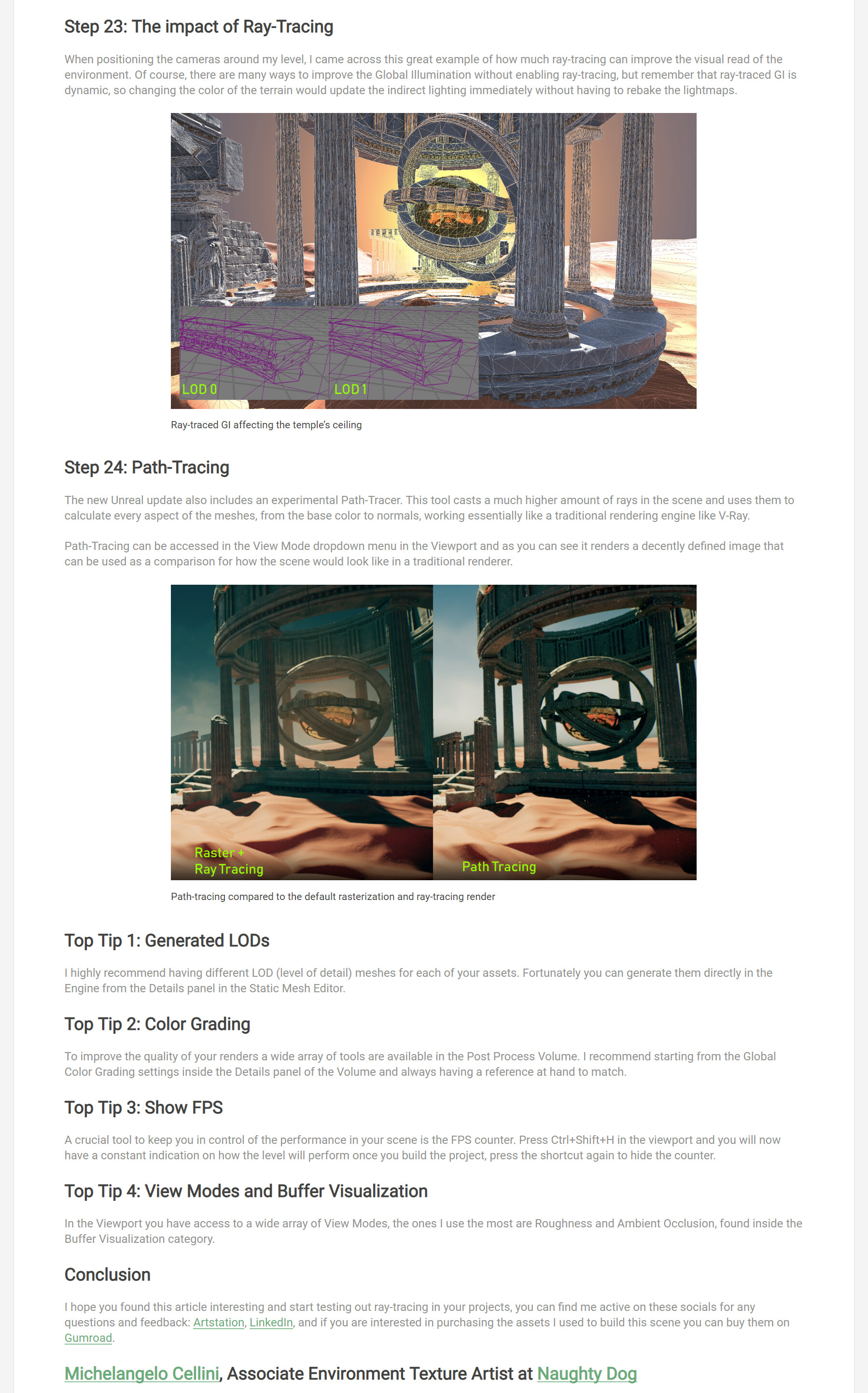 Michelangelo Cellini - 80.lv Article - Introduction to Ray-Tracing in ...