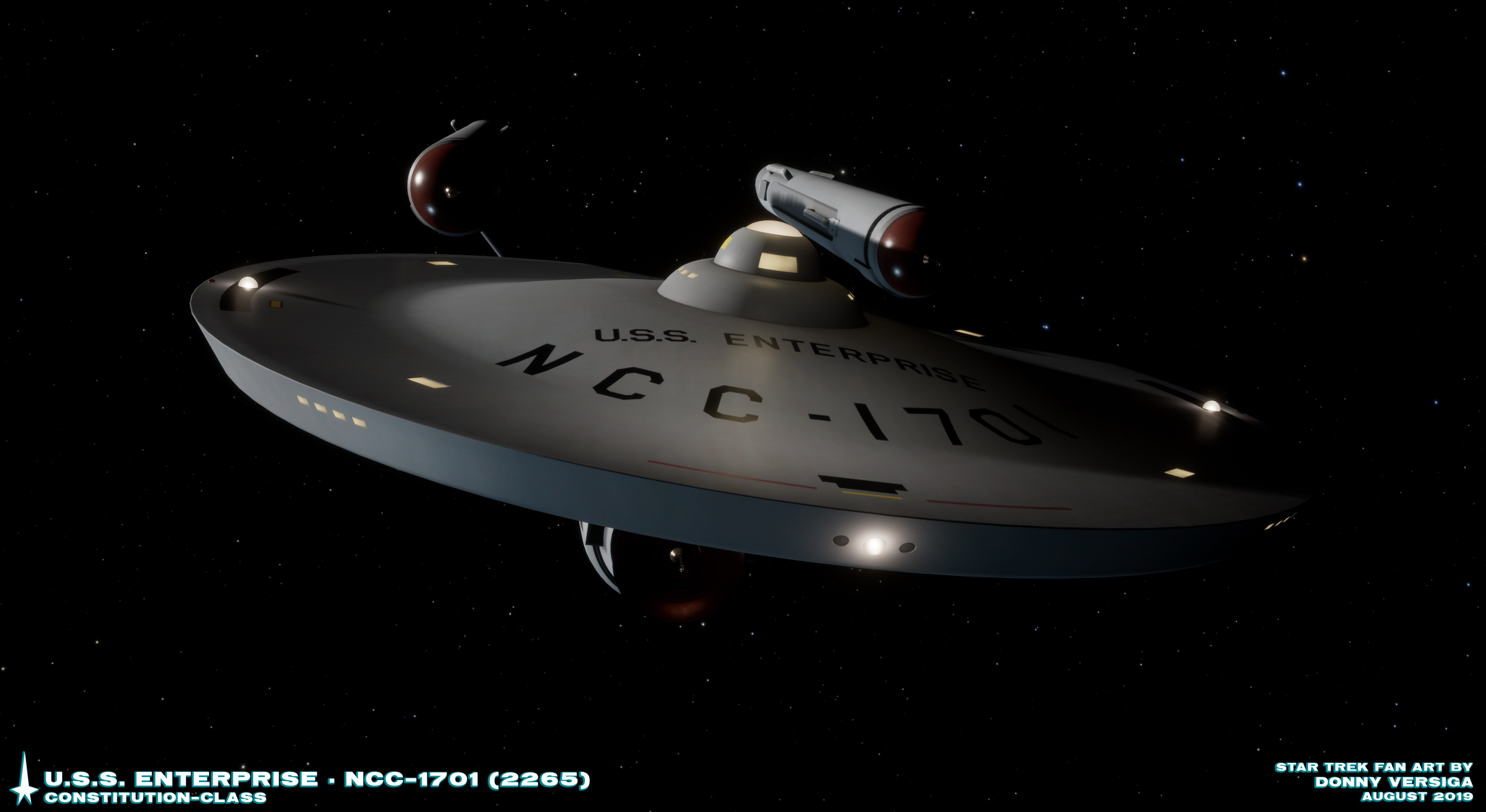 Donny Versiga - U.S.S. Enterprise NCC-1701 (Star Trek: Where No Man Has Gone Before)