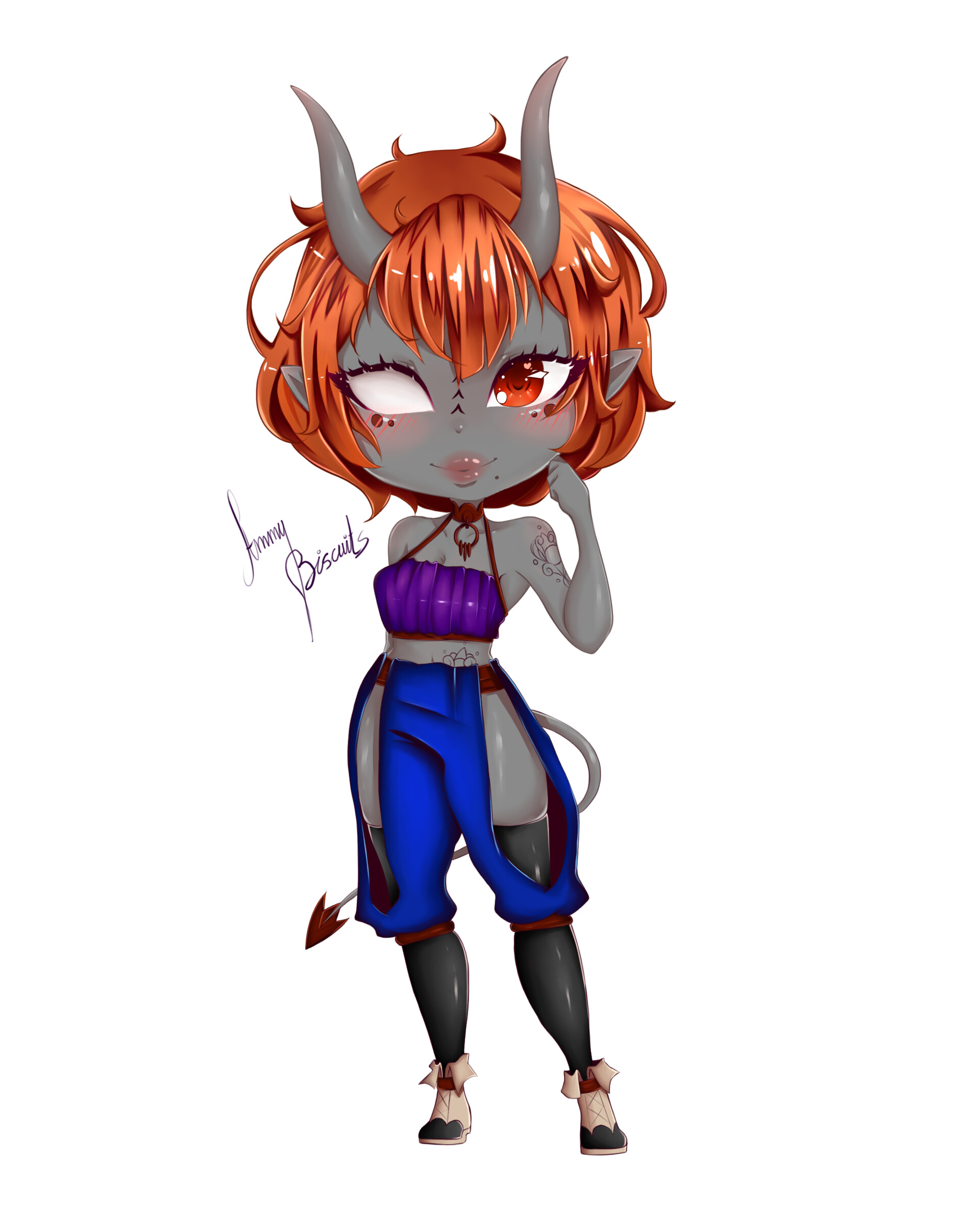 Chibi Devil Girl