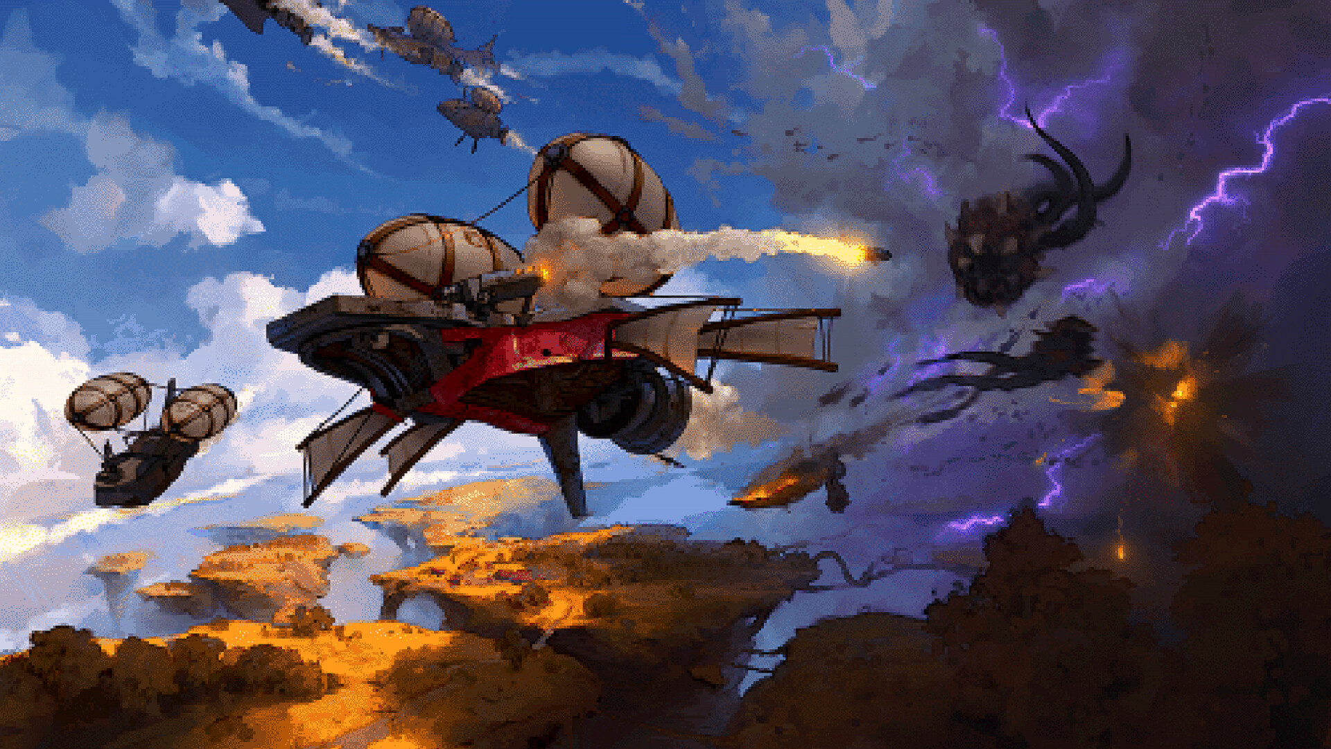 ArtStation - Promo Art - "Black Skylands" (commercial)