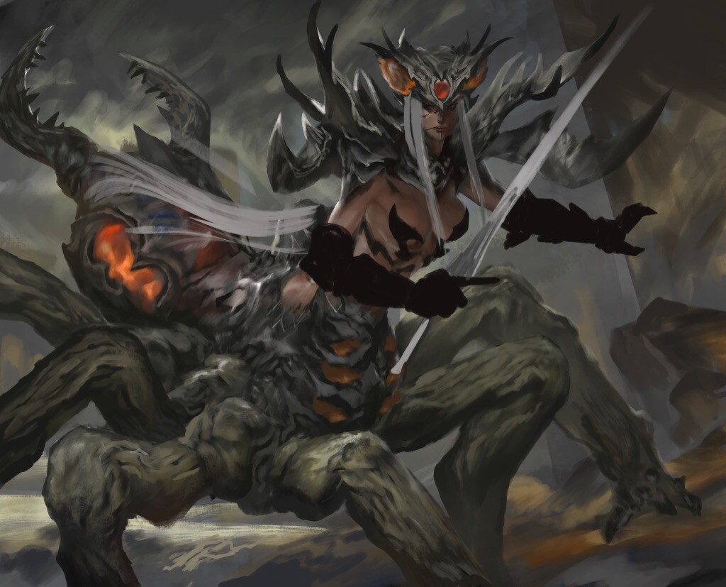 ArtStation - Dread Spider WIP