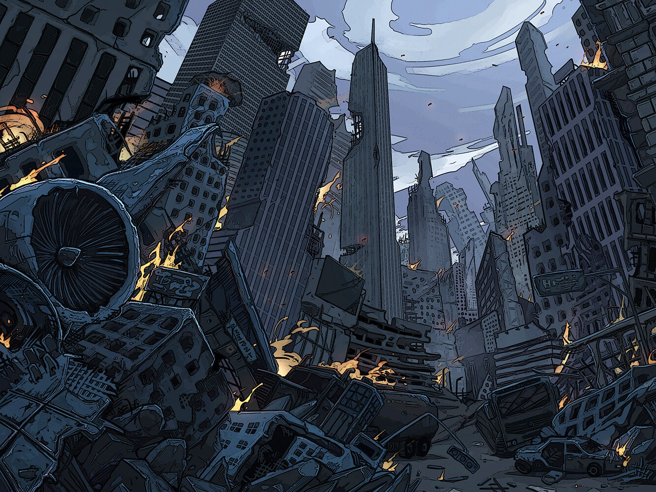 ArtStation - City ruins