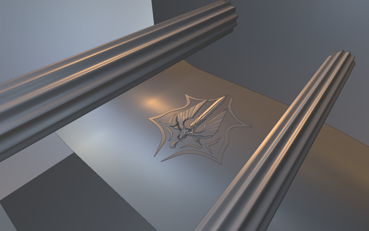 LeaphyMoon - League Of Legends Demacia crest