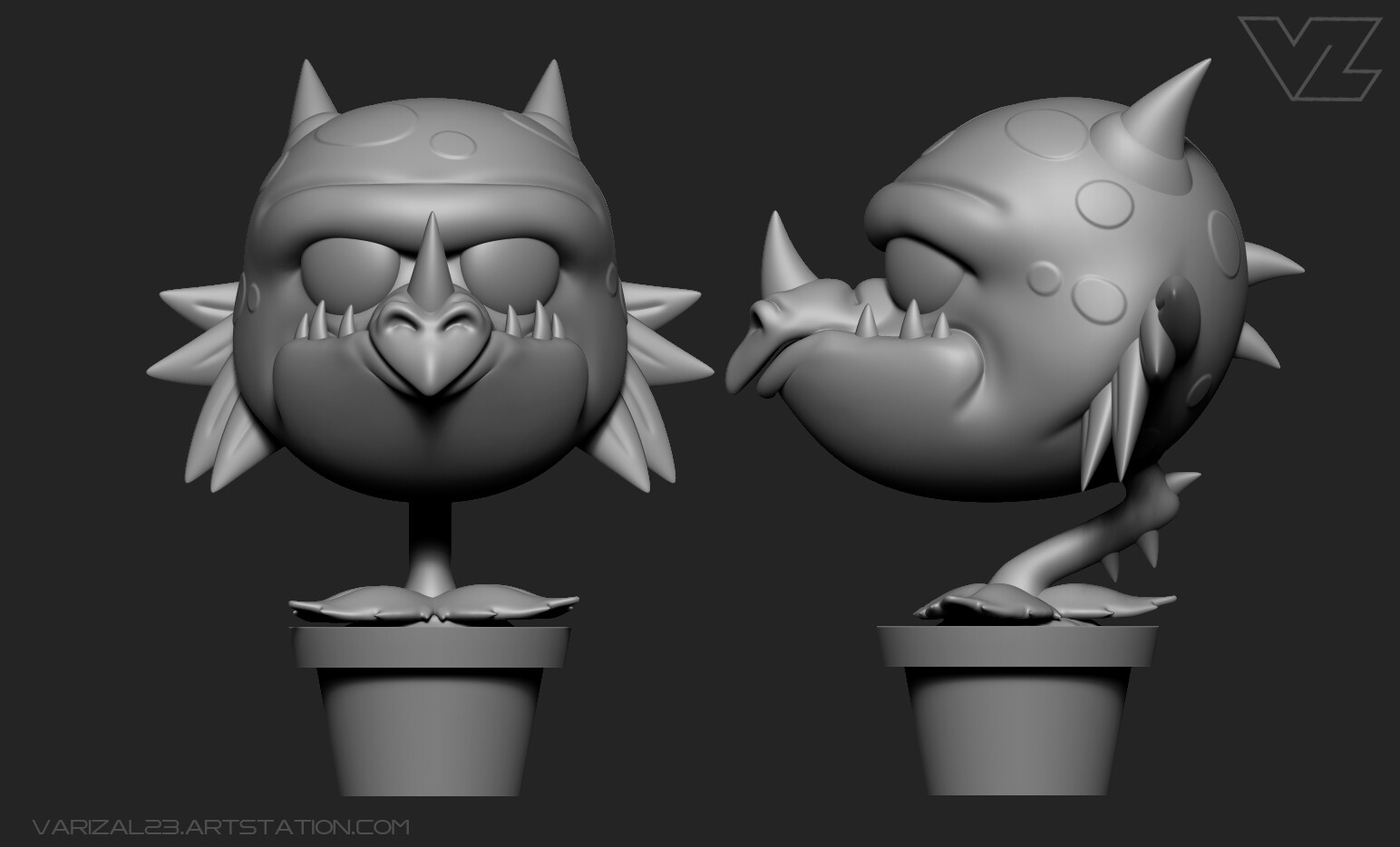 Varizal Zulmi - "Snapdragon" Plants vs Zombies 3D Fanart