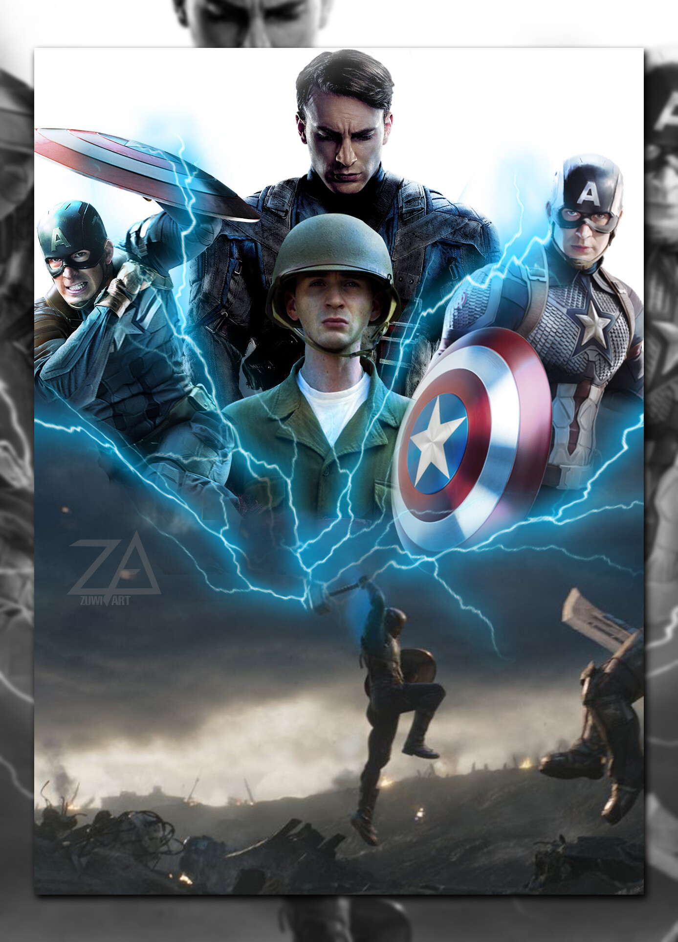 ArtStation - Captain America Legacy