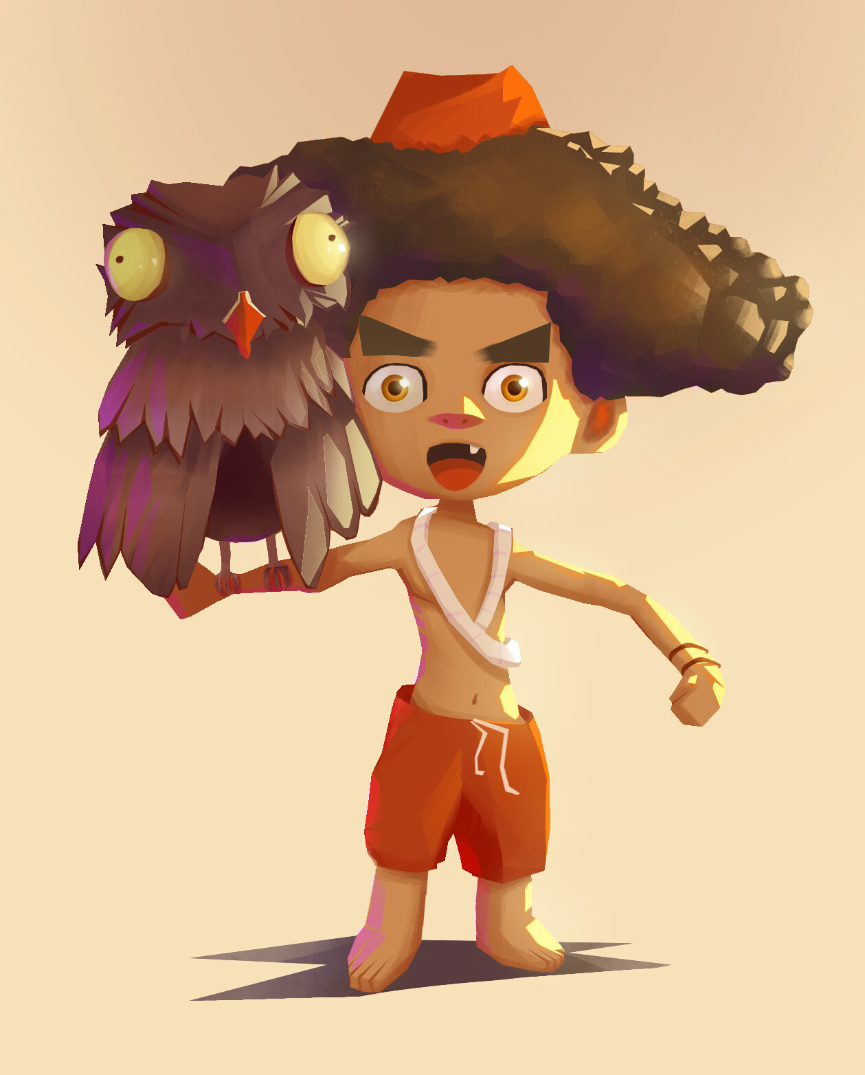 ArtStation - Boy and his bird