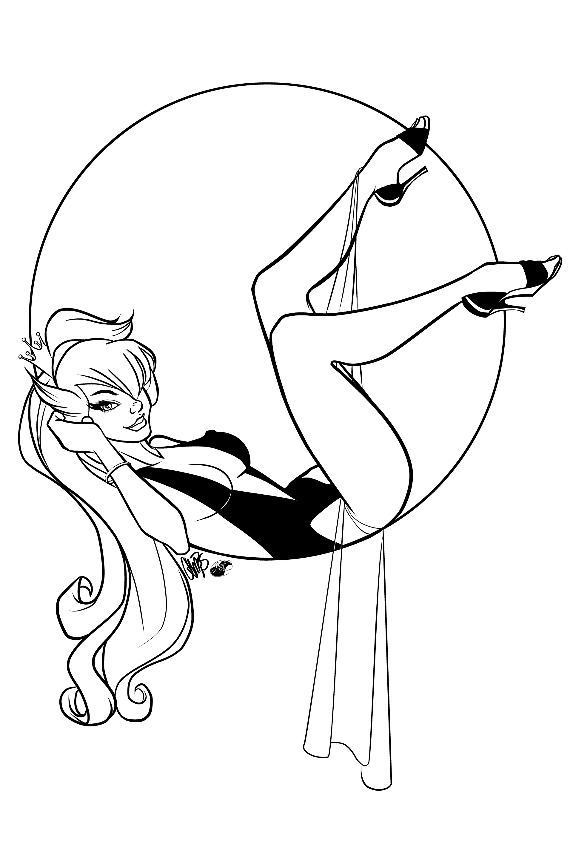 winx daphne coloring pages