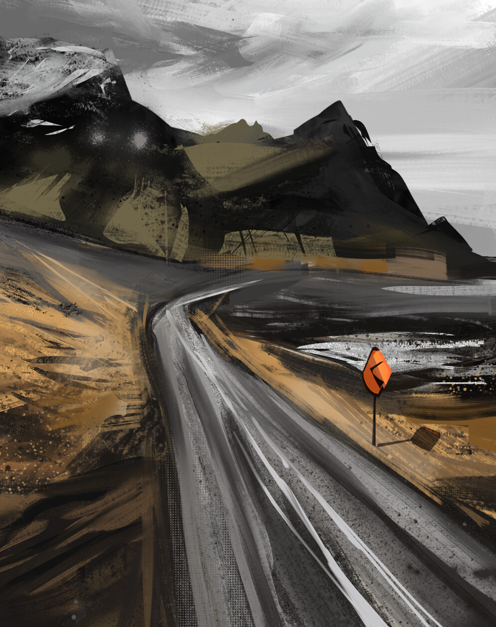 ArtStation - textured roads