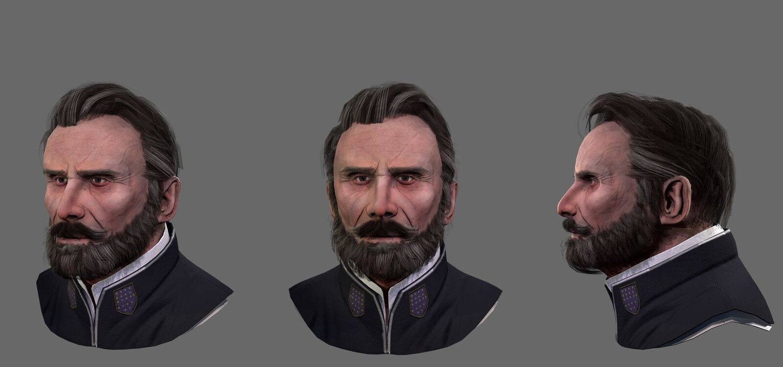 Mugunth (3DArtist) - Old Man Sculpt.