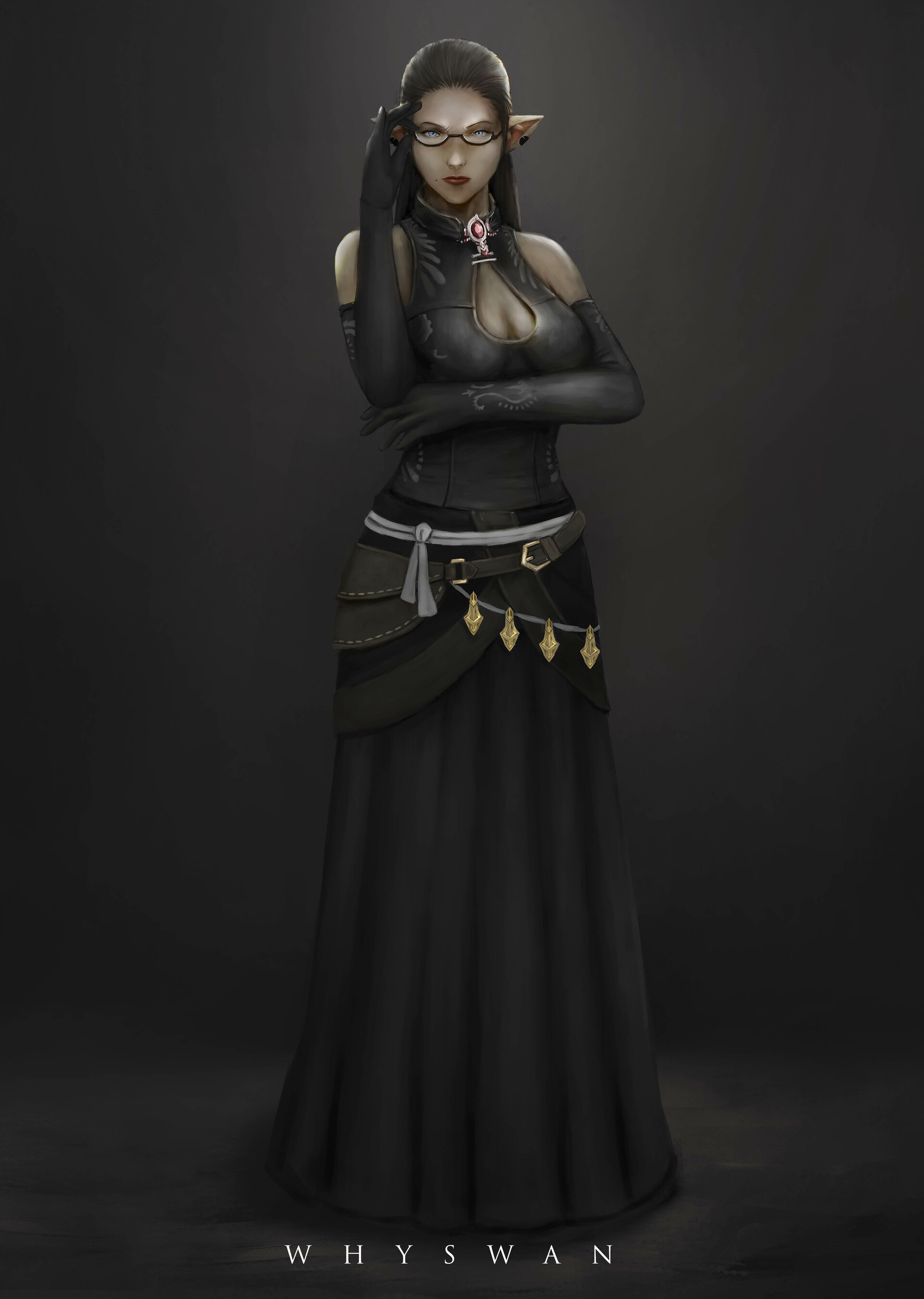 ArtStation - FFXIV Character Commission By Ladie_Sihire_White