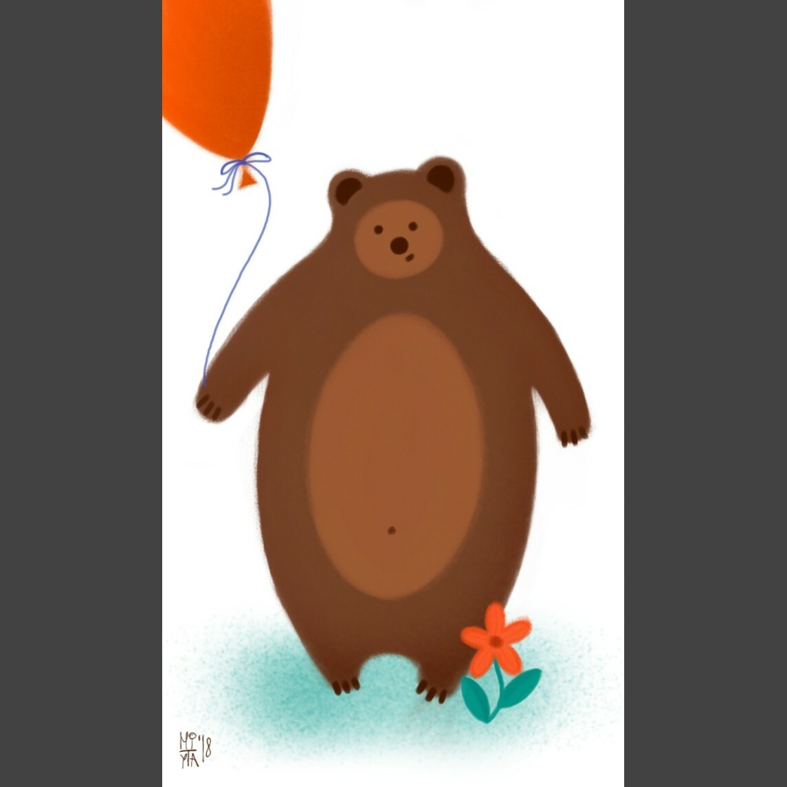 ArtStation - Медведь и шарик. Bear and ball.