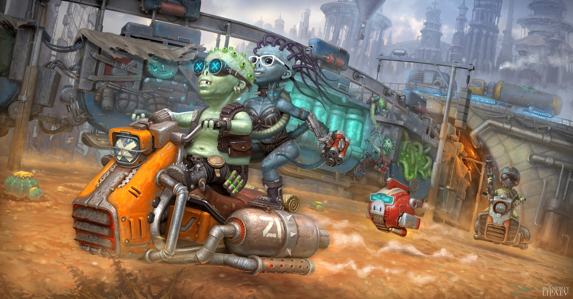 ArtStation - Raid on a Caravan