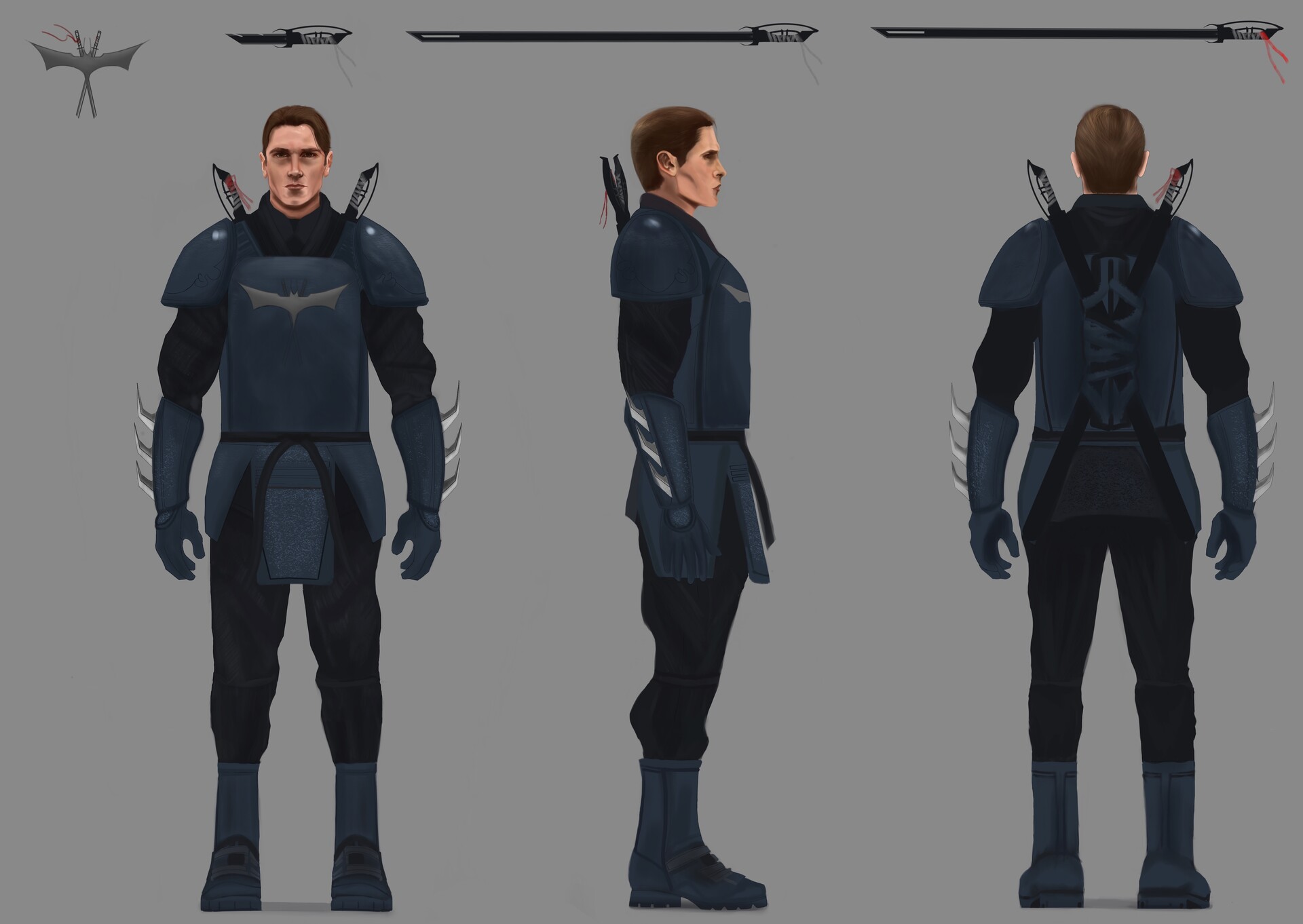 ArtStation - Bruce Wayne League of Shadows concept