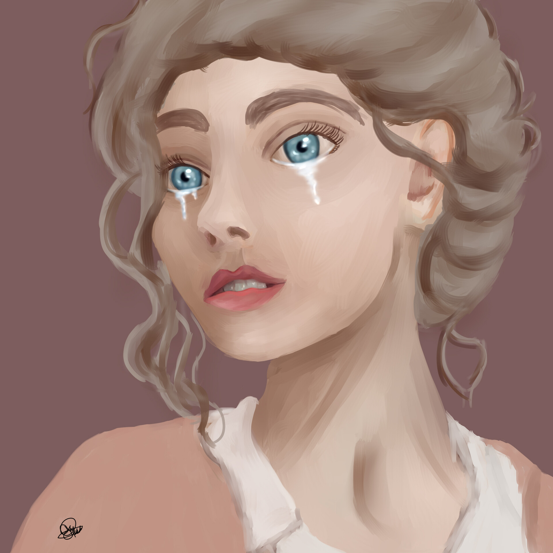 ArtStation - Drawing process. Portrait