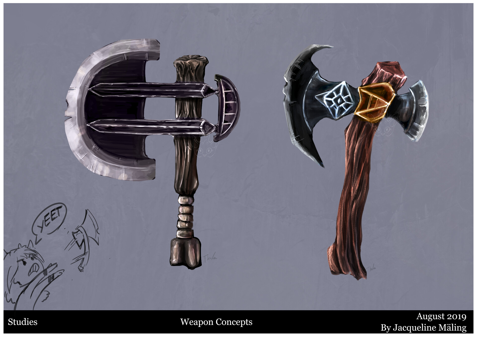 ArtStation - Weapon Study 1