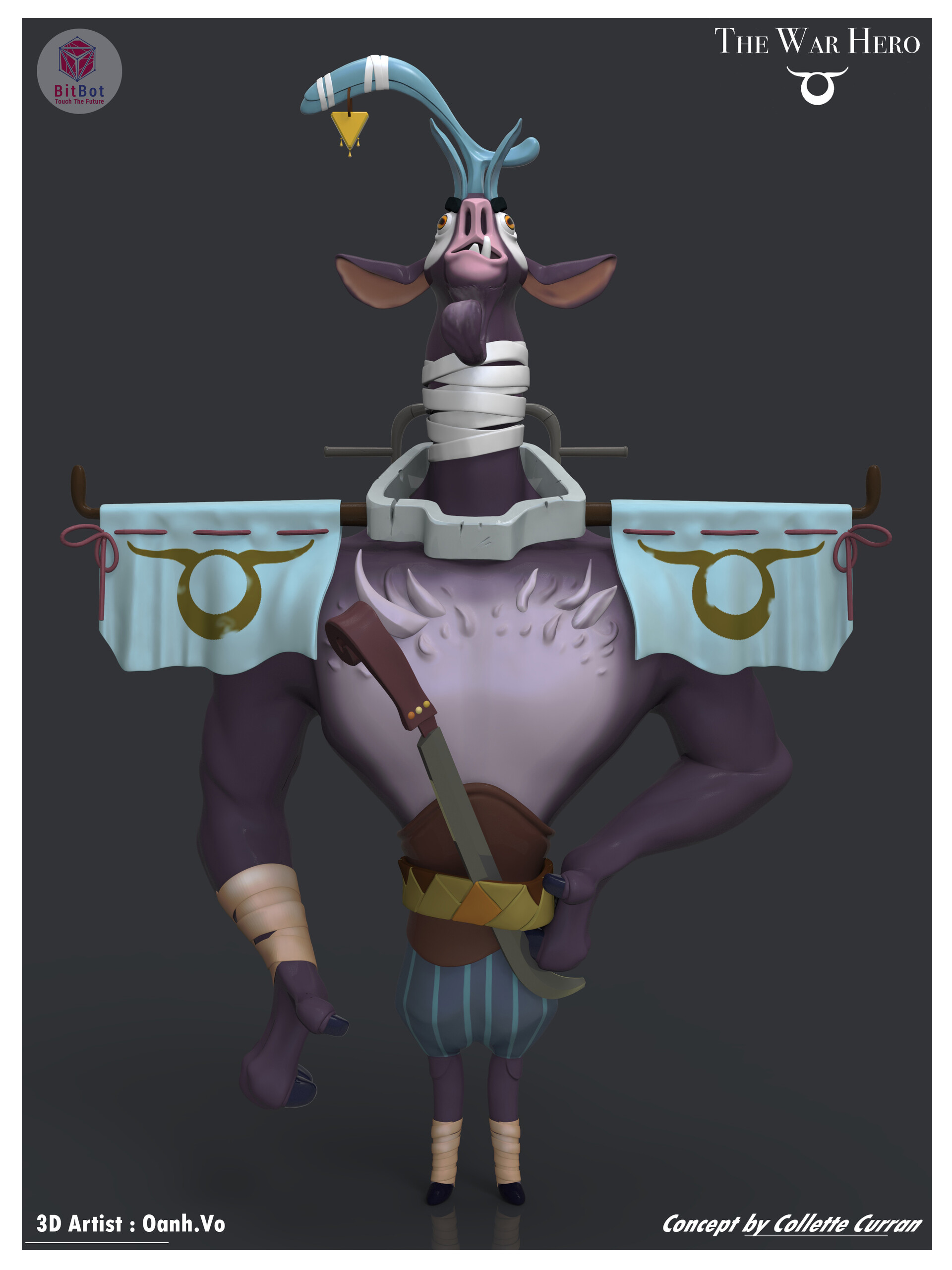 BITBOT Studio - The War Hero FanArt by Bitbot Studio