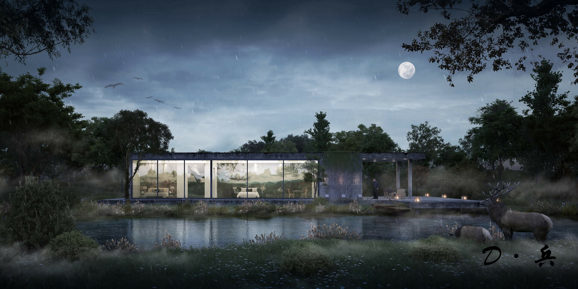 ArtStation - 森林建筑