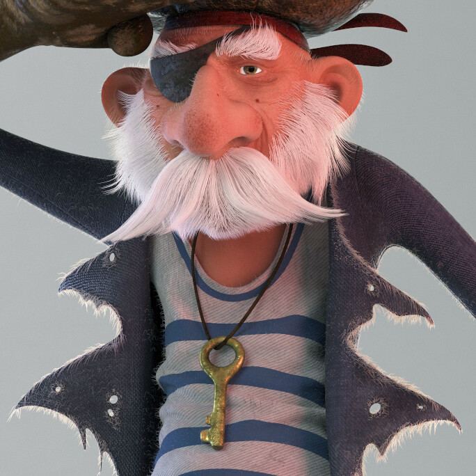 ArtStation - stylized pirate