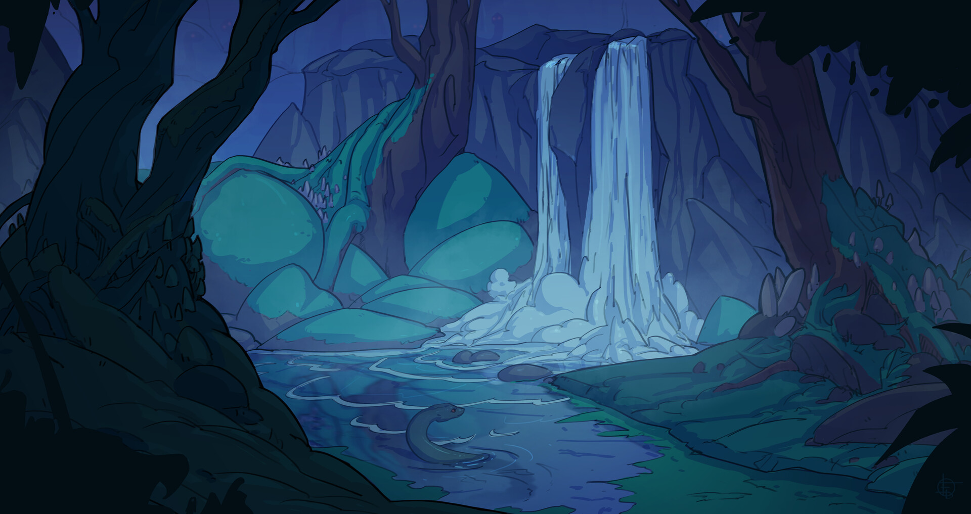 ArtStation - Snake forest