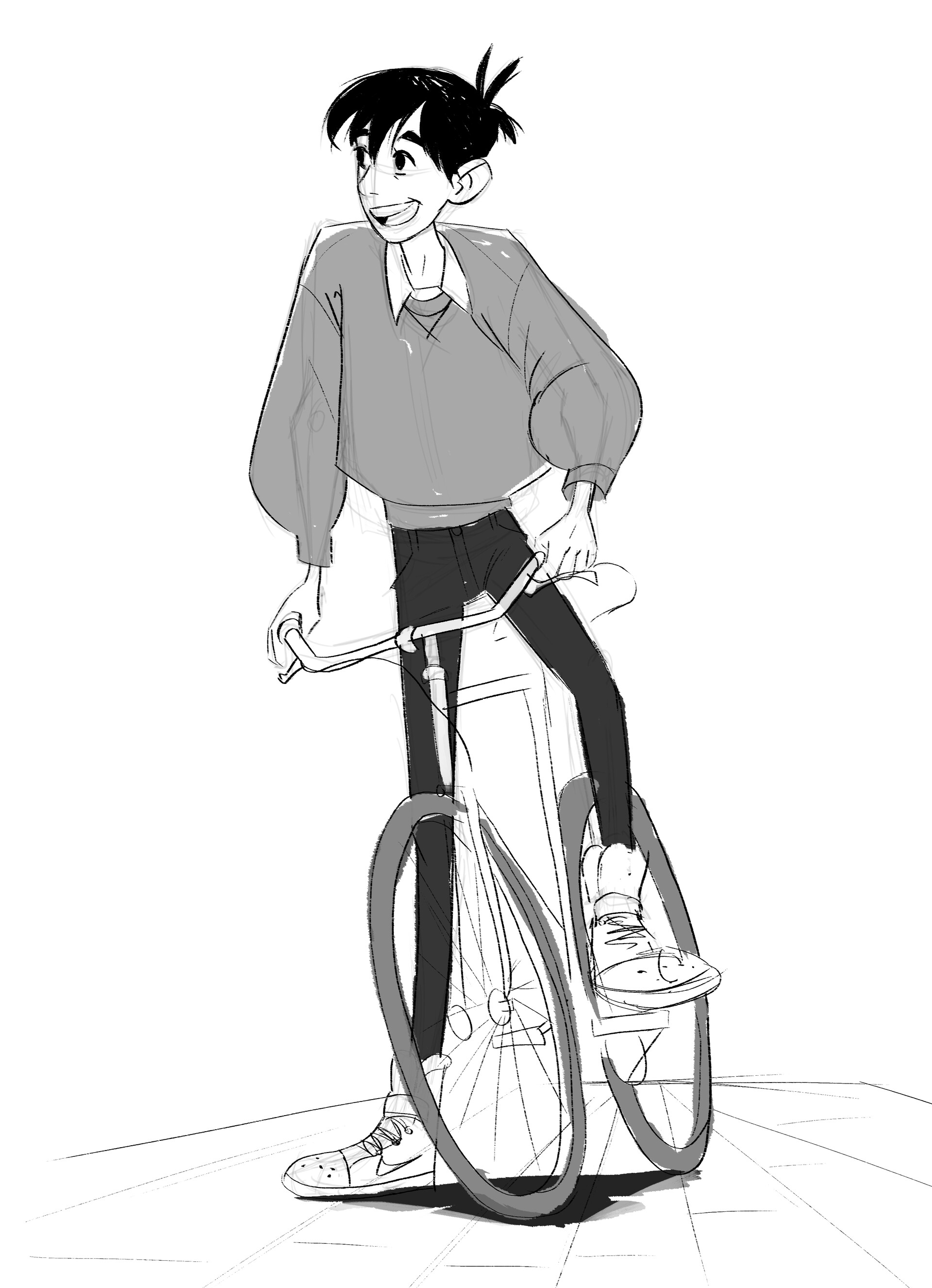 ArtStation - boy biker