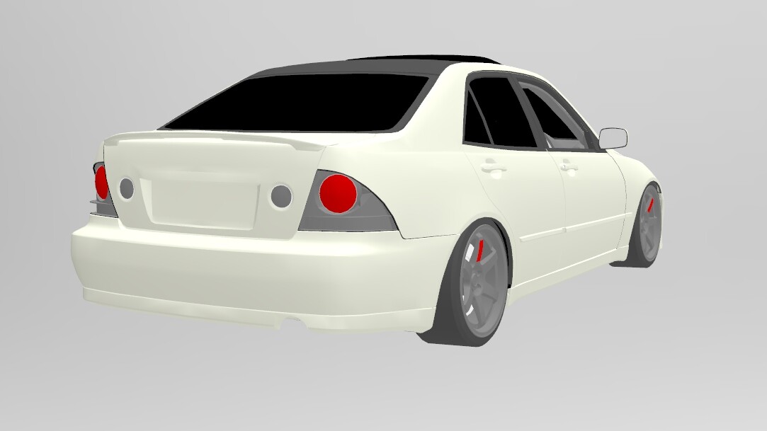 Max Makarov (URBANBNY) - TOYOTA ALTEZZA TRD / 3D RENDER