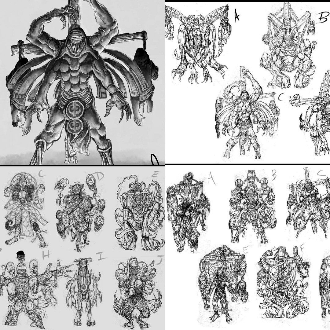 ArtStation - Grayscale character