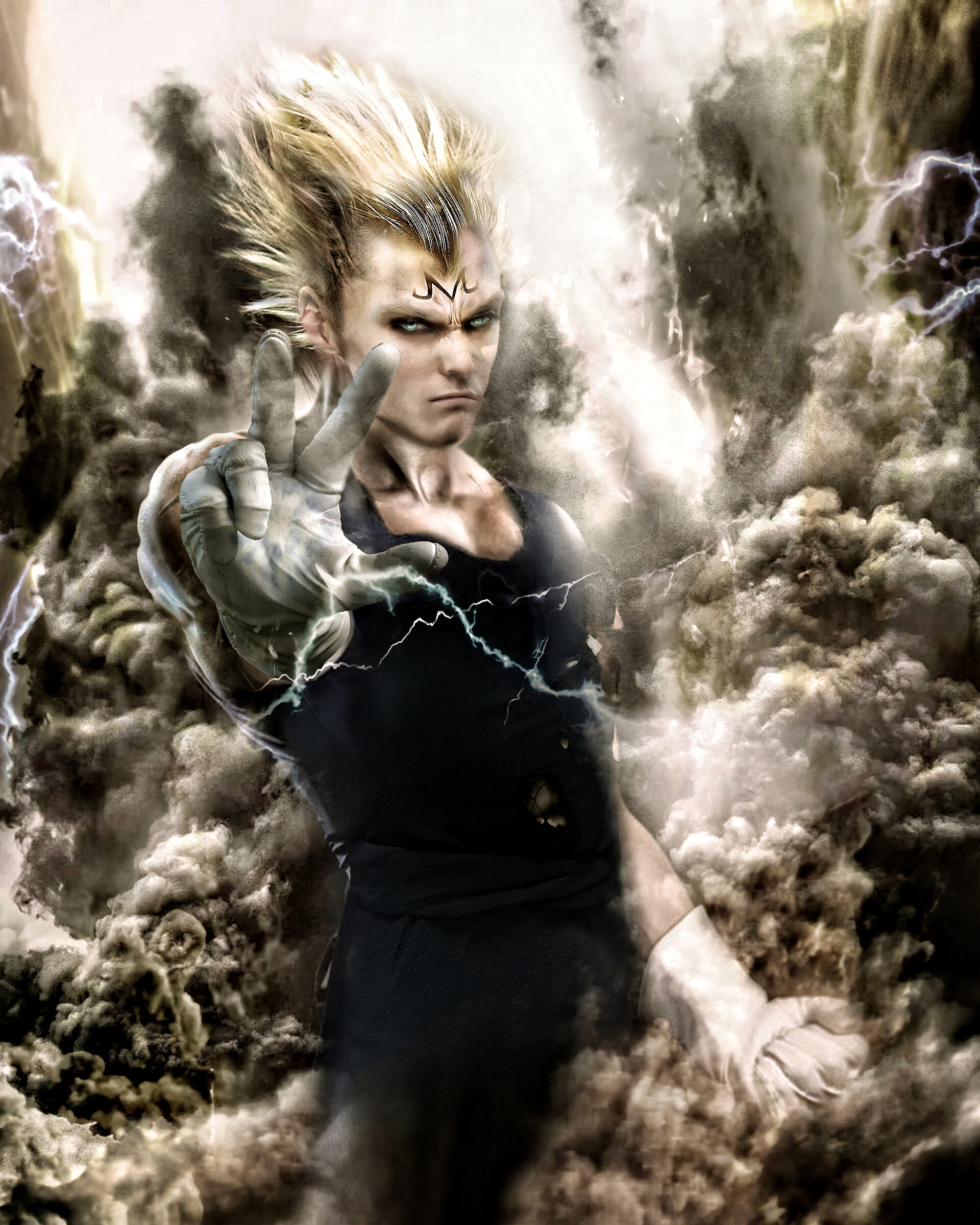ArtStation - Majin Vegeta realistic 2k19