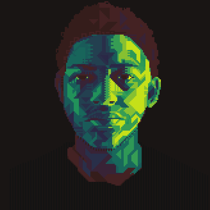 ArtStation - Self Portrait in Pixels