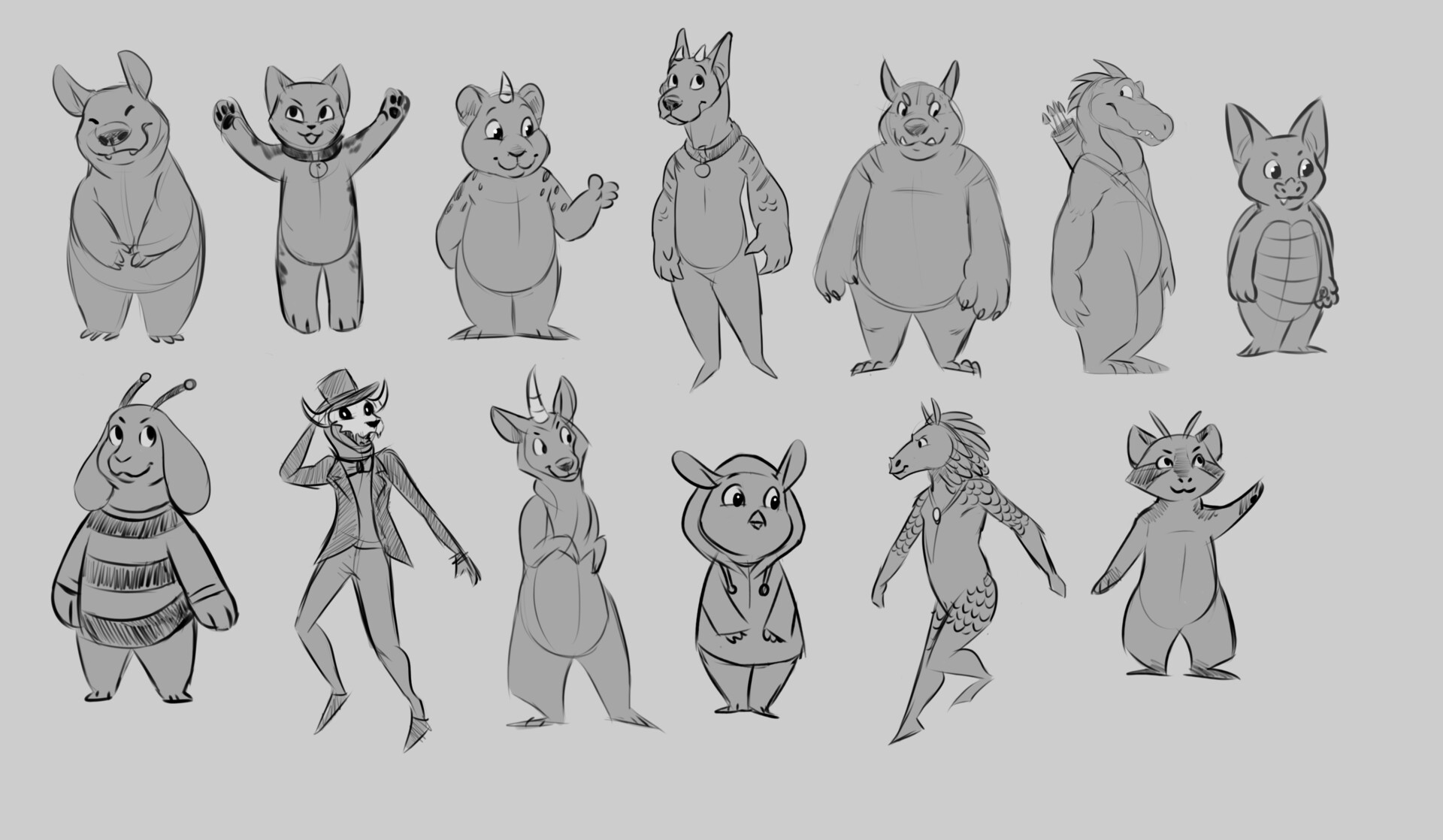 ArtStation - Character thumbnails