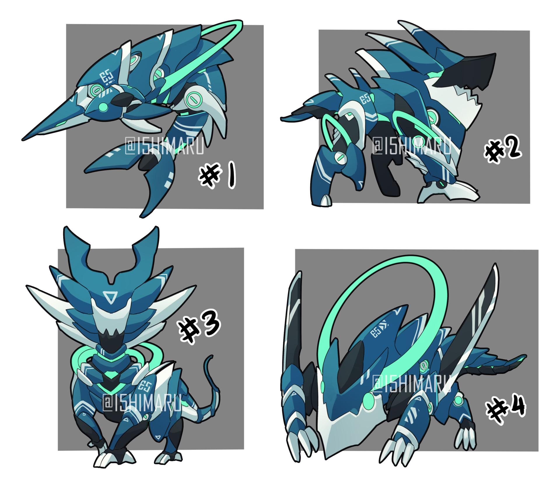 ArtStation - Adopt 65 : Mecha monster III