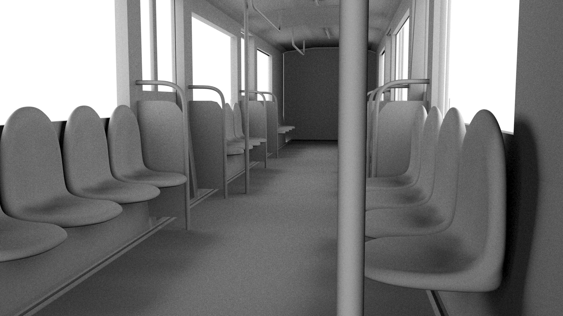 Gerardo Mata - Rendering and texturing of a "subway vagon"