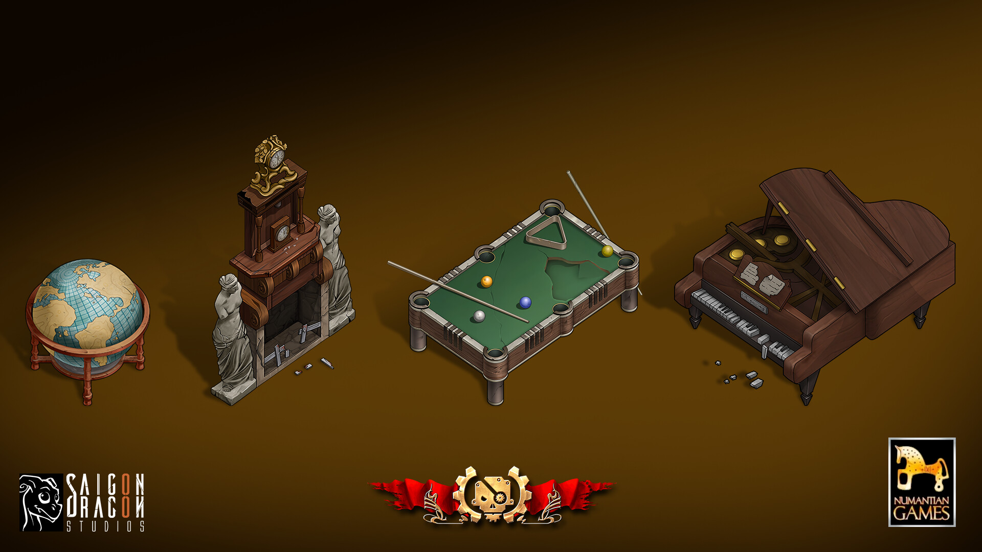 ArtStation - Isometric 2D props.