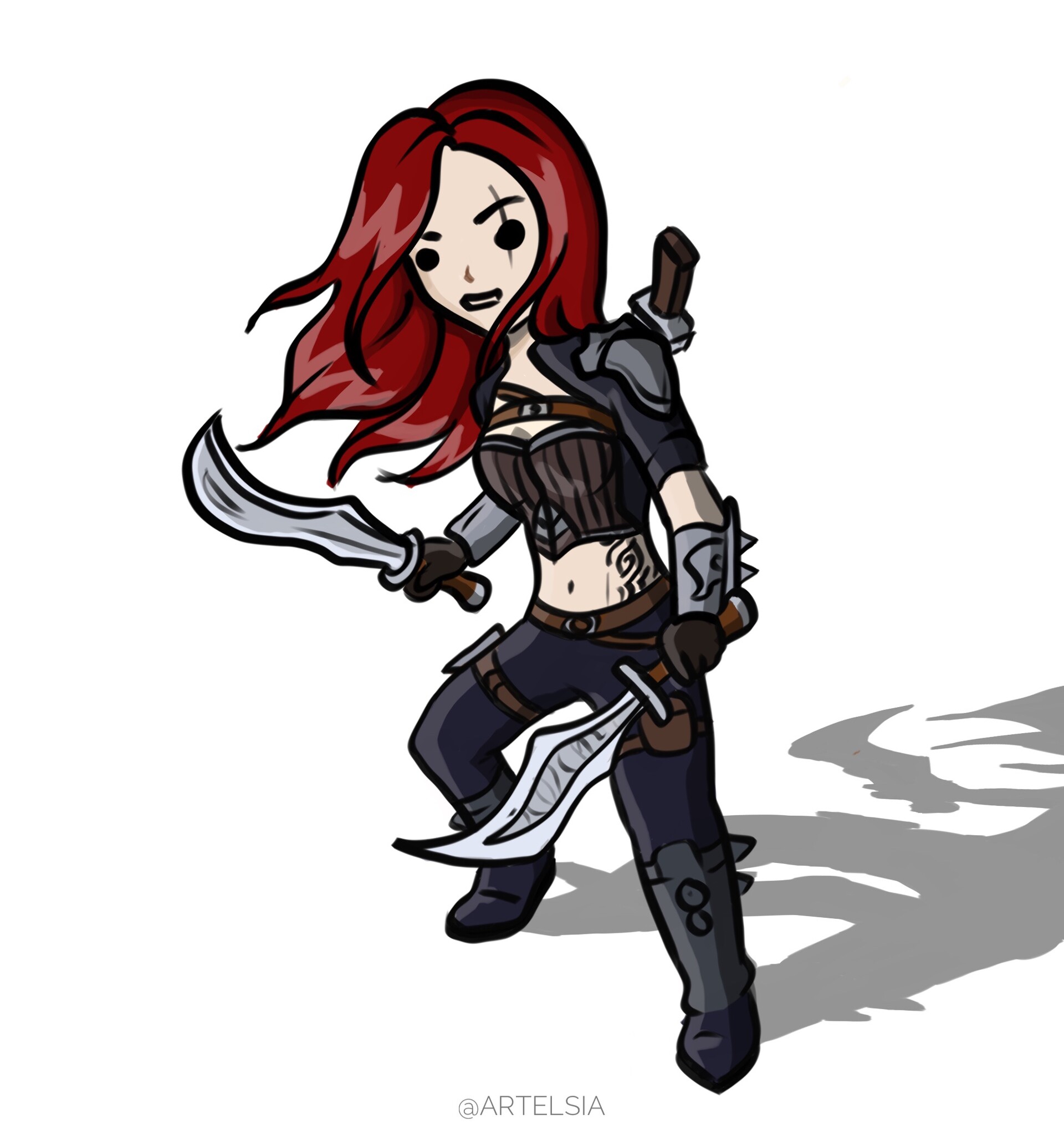 ArtStation - Katarina, League of Legends