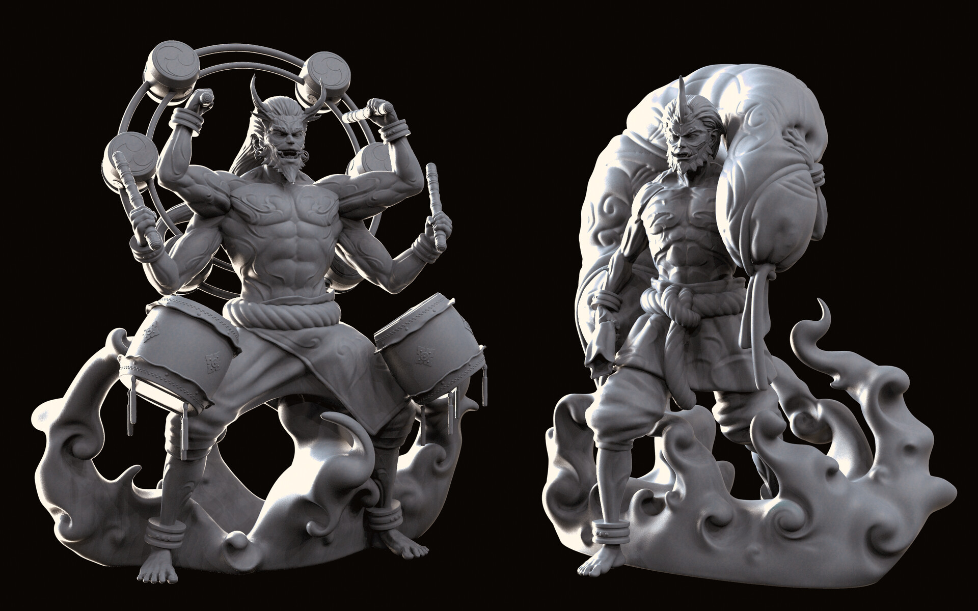 KUMRON - MOL - Raijin & Fujin