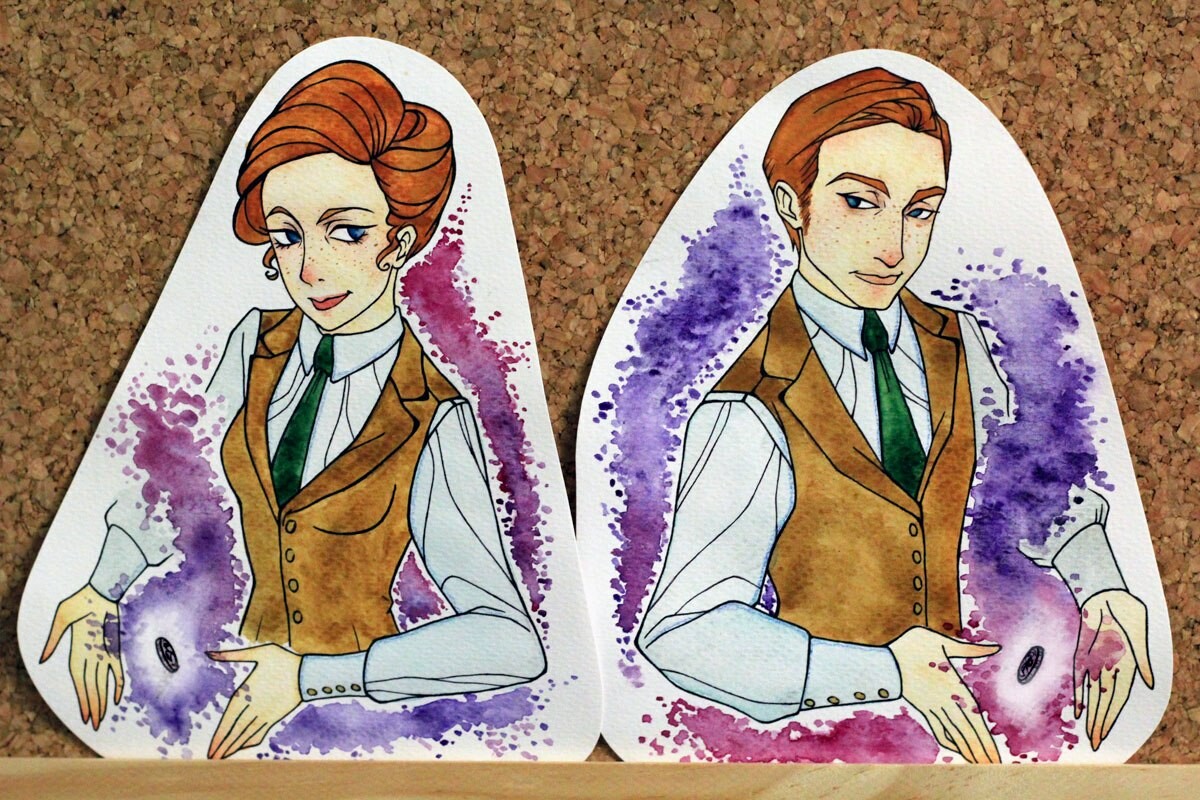 ArtStation - Rosalind & Robert Lutece (BioShock Infinite)