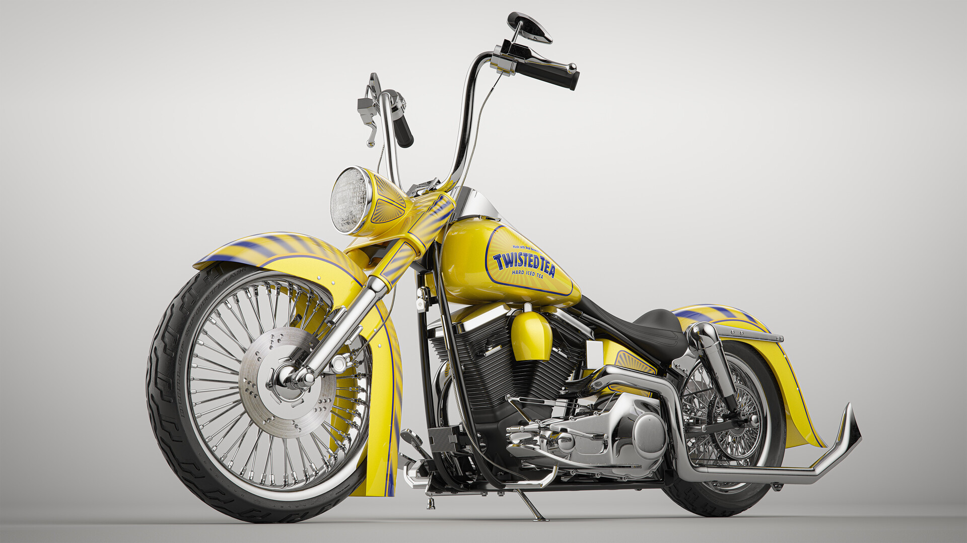 ArtStation - Twisted Tea Custom Harley Davidson, Brendan McCaffrey