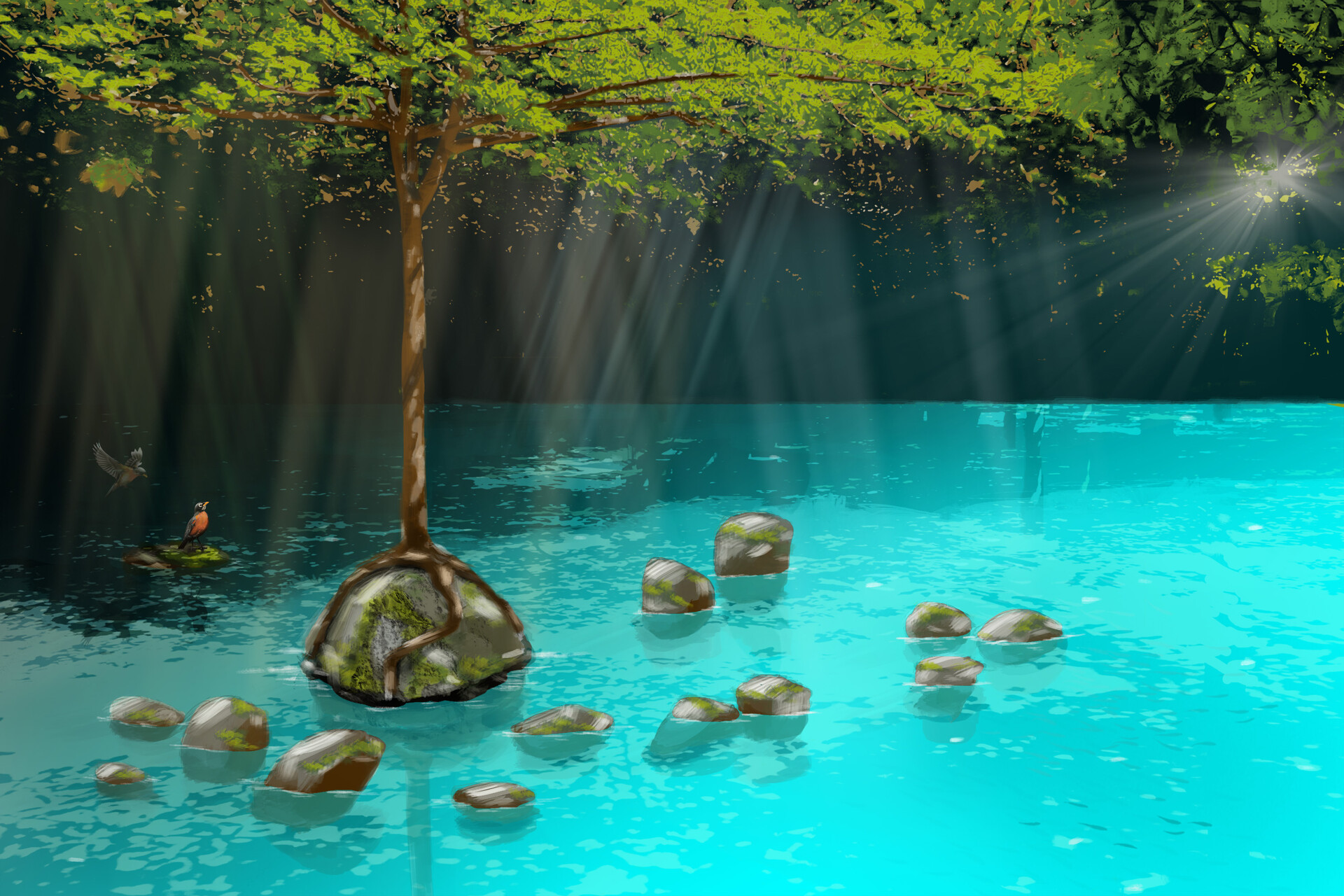 ArtStation - Color environments sketch