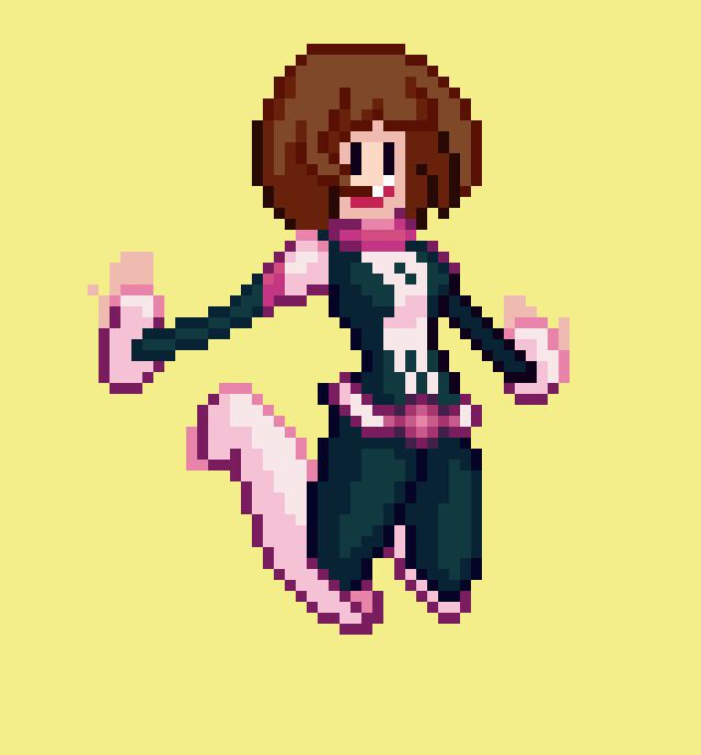 ArtStation - Uraraka Floating