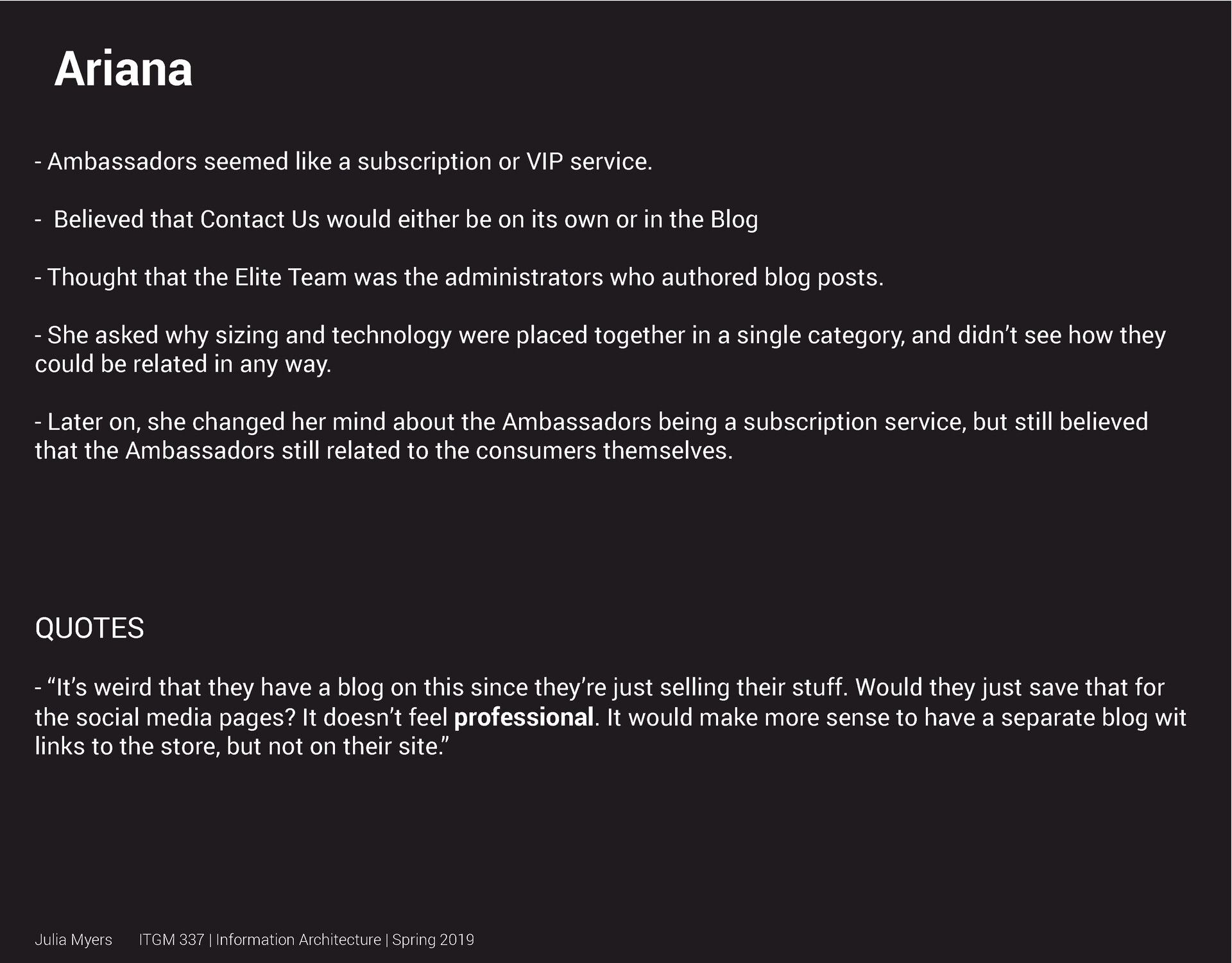 Julia Myers - La Sportiva Information Architecture Breakdown pt 2 ... Julia Myers - La Sportiva Information Architecture Breakdown pt 2 ...