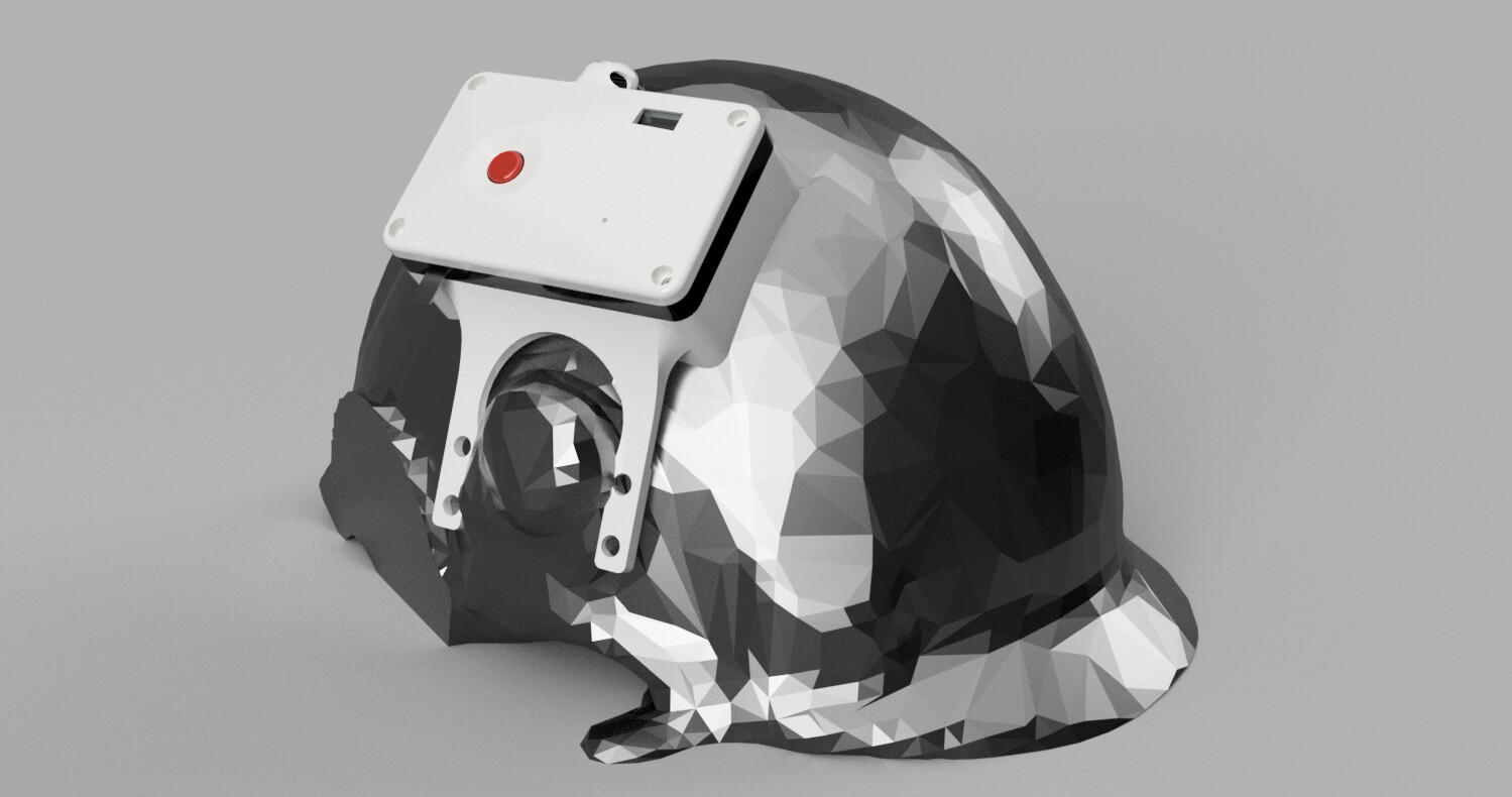 ArtStation - Miners helmet sensors case
