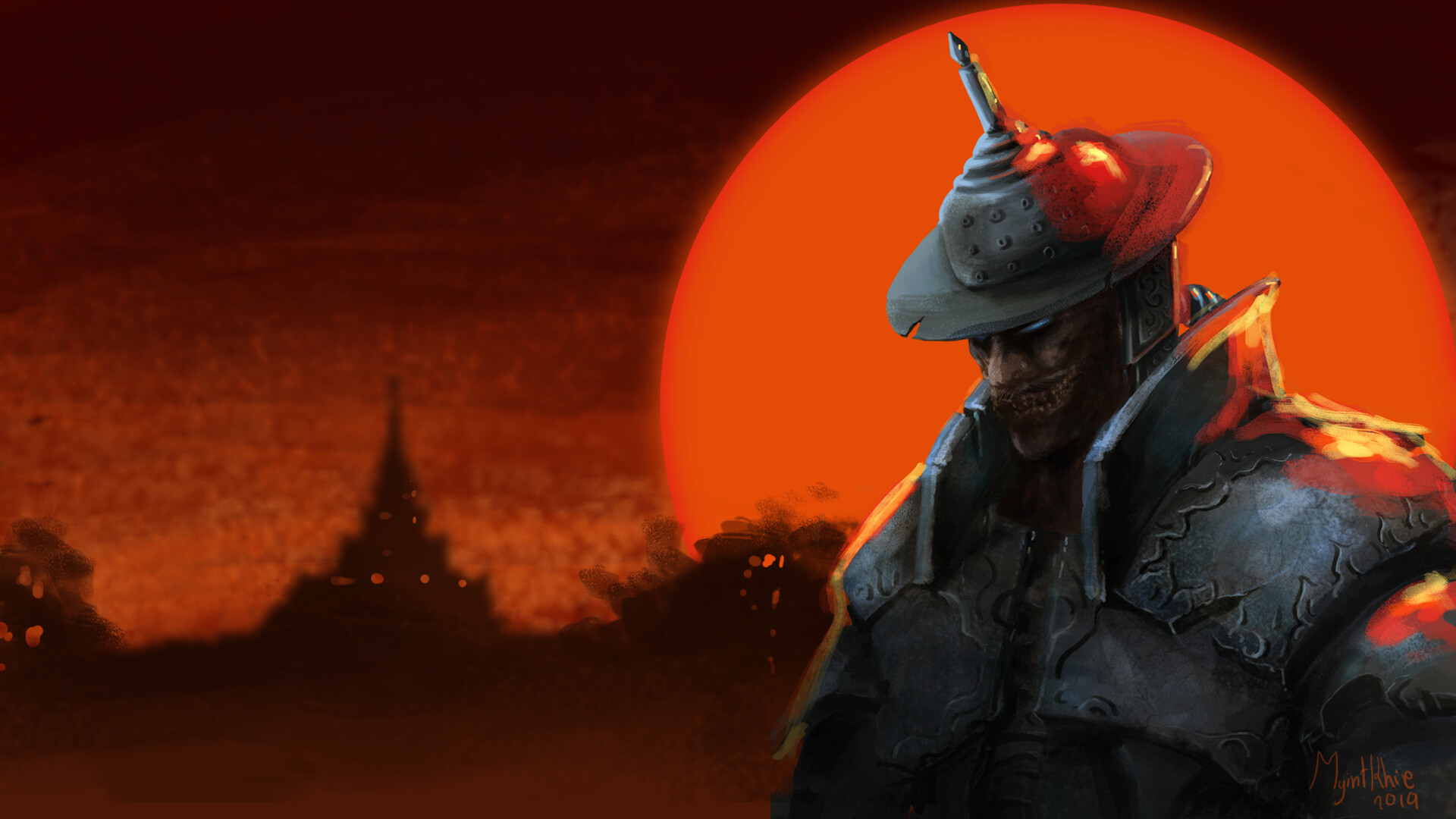 ArtStation - Myanmar Warrior ( Immortal )