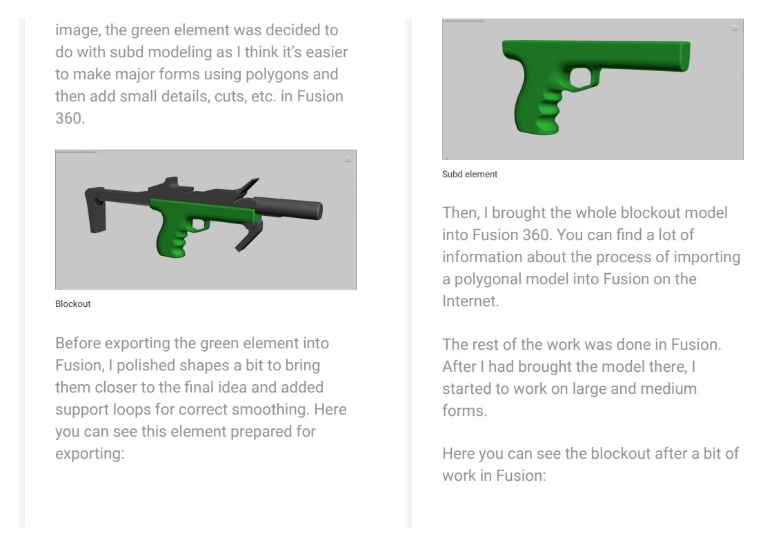 Vitaliy Ishkov - Working on Visual Weapon Design