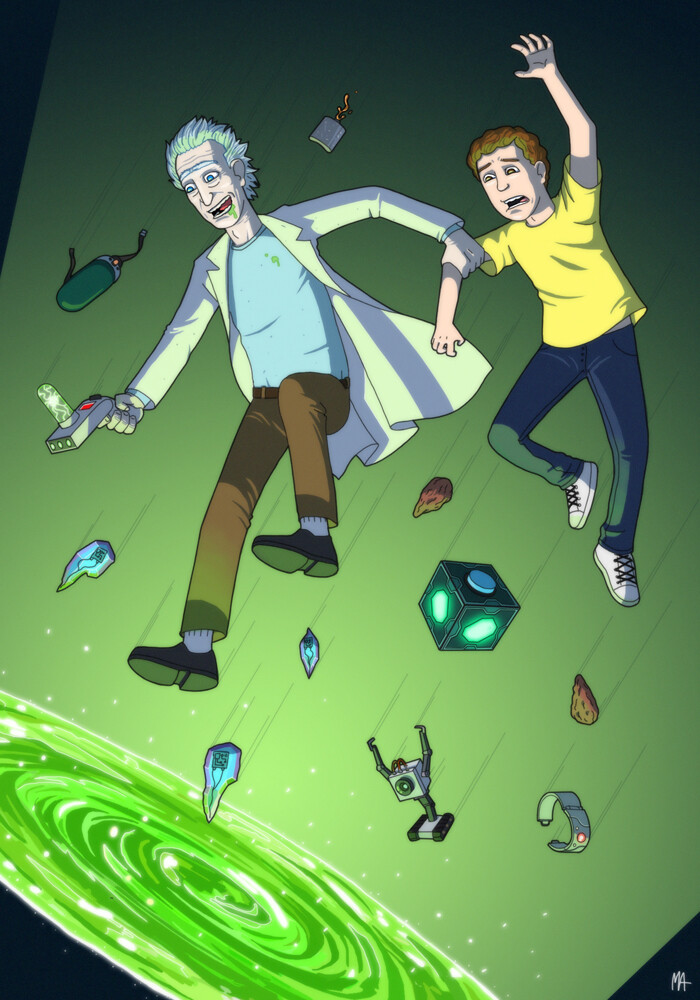 ArtStation - Oh geez, Rick!