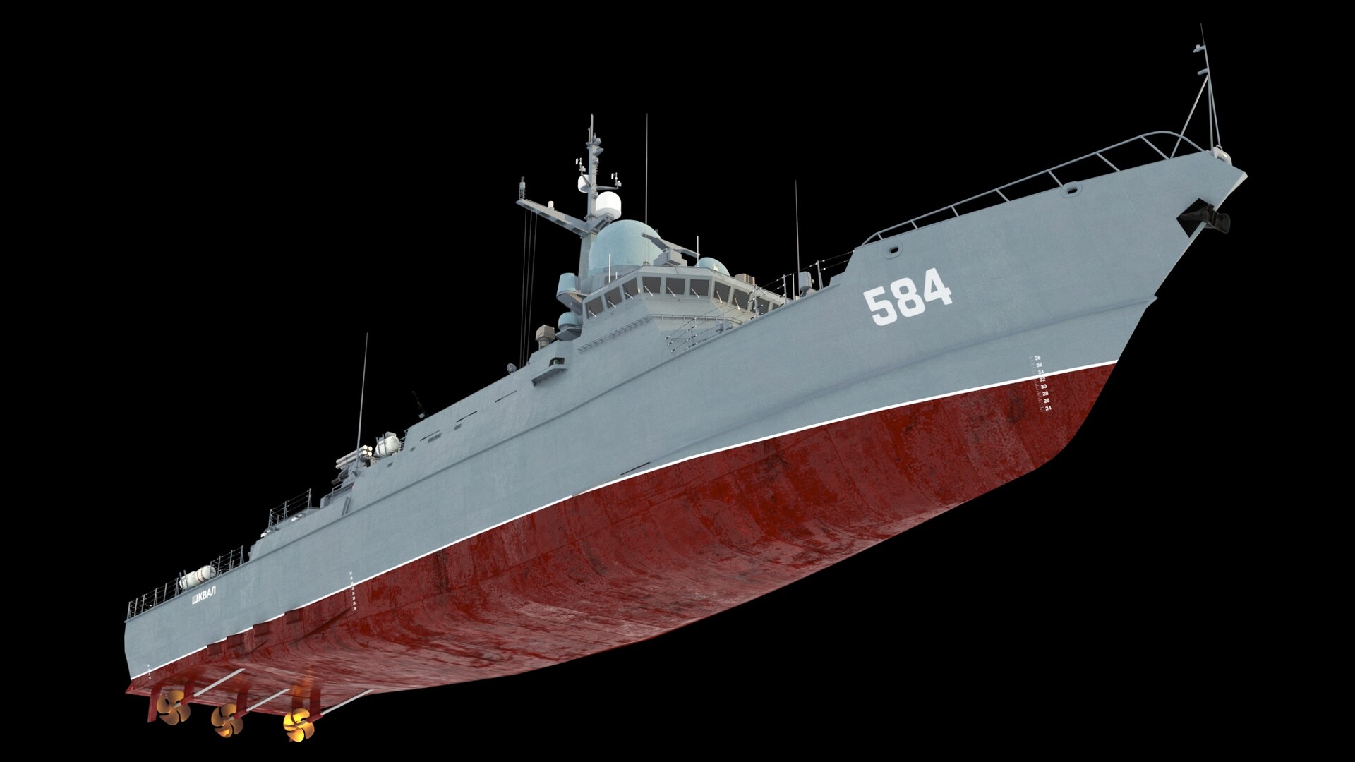 Tim Samedov - Karakurt-class 22800 3D model