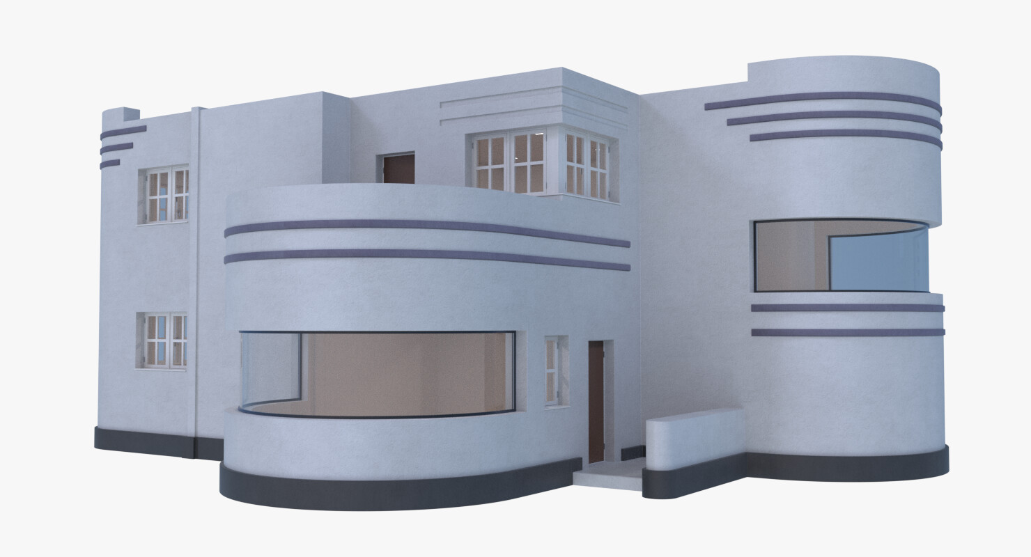 Jonas Melander - Streamline Moderne House 01